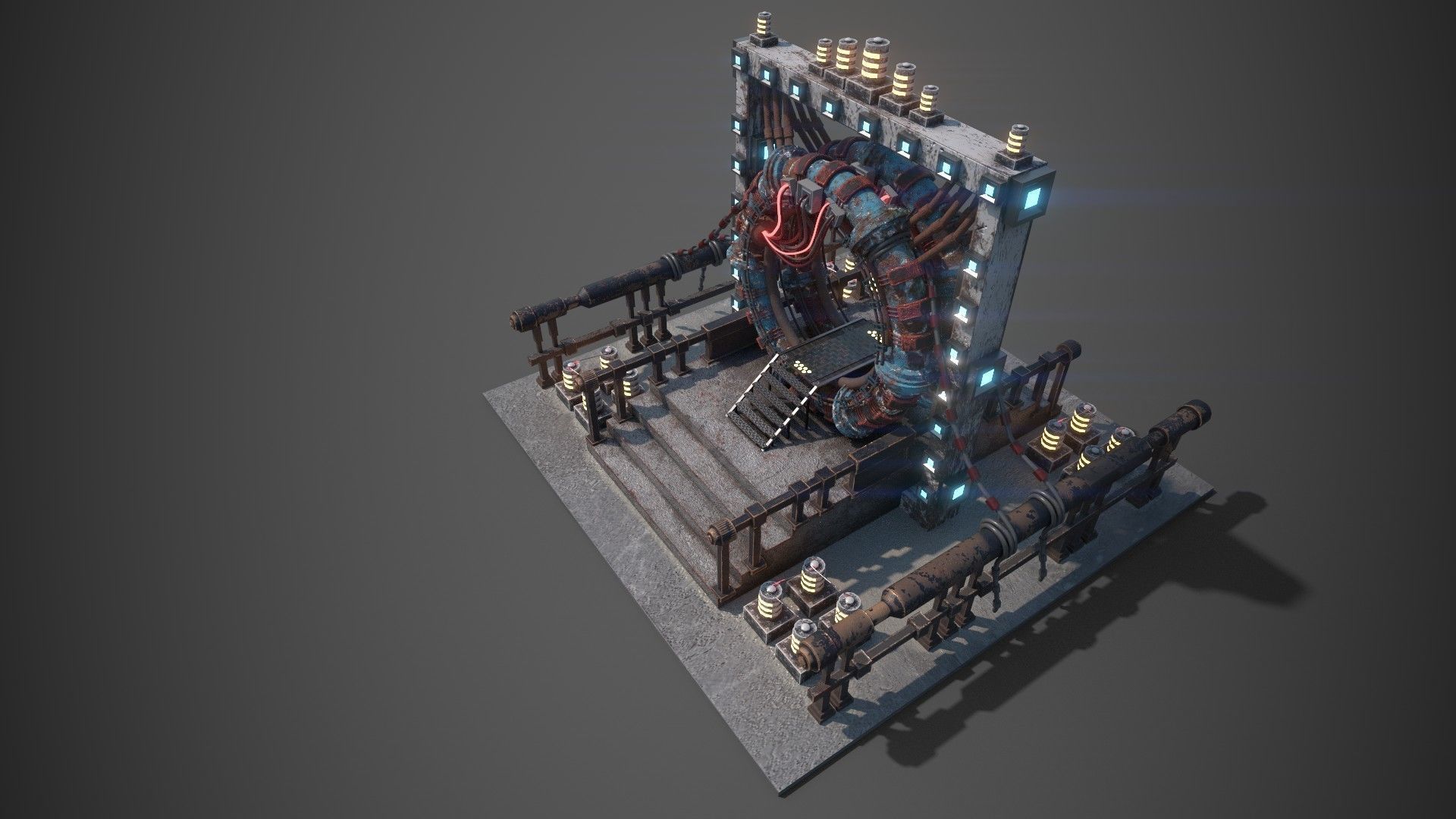 World portal 3D model | CGTrader