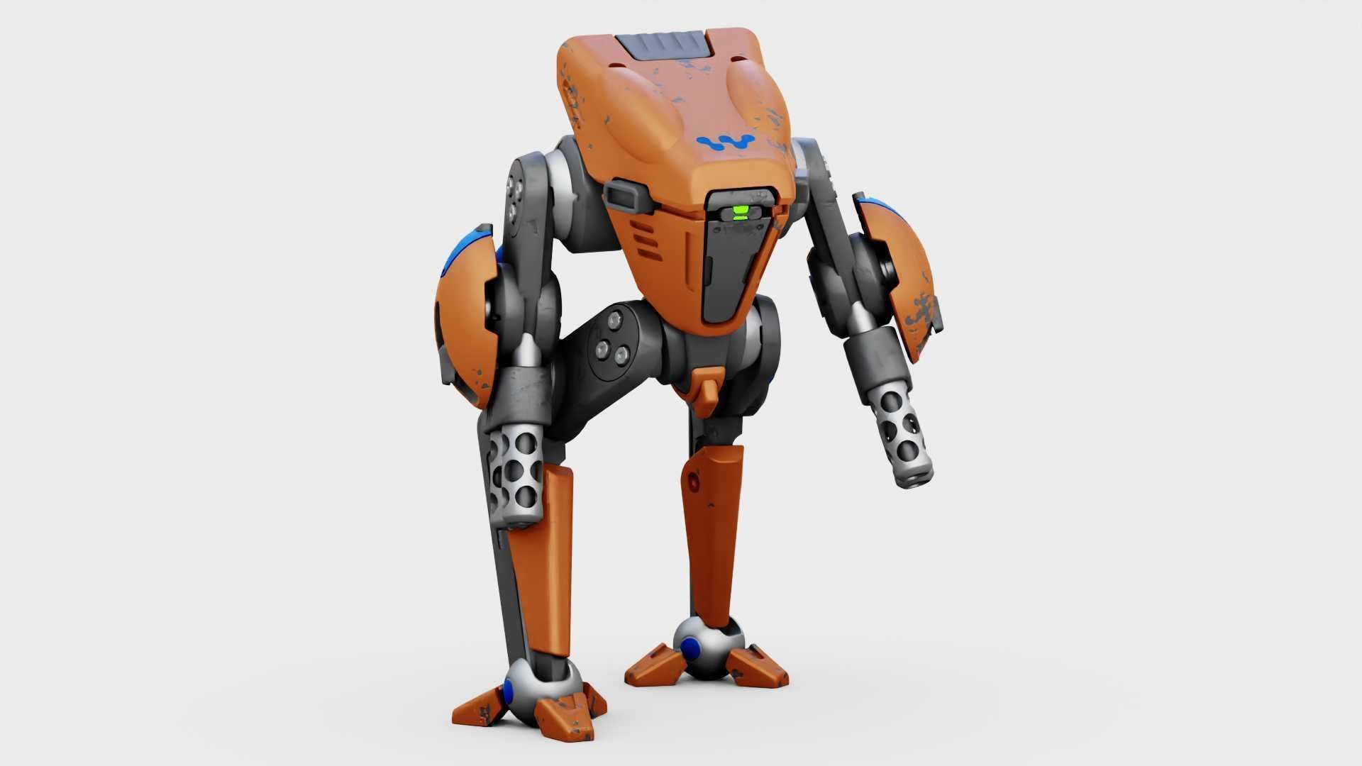 BATTLE DROID TORROUS RIGGED 3D model rigged | CGTrader