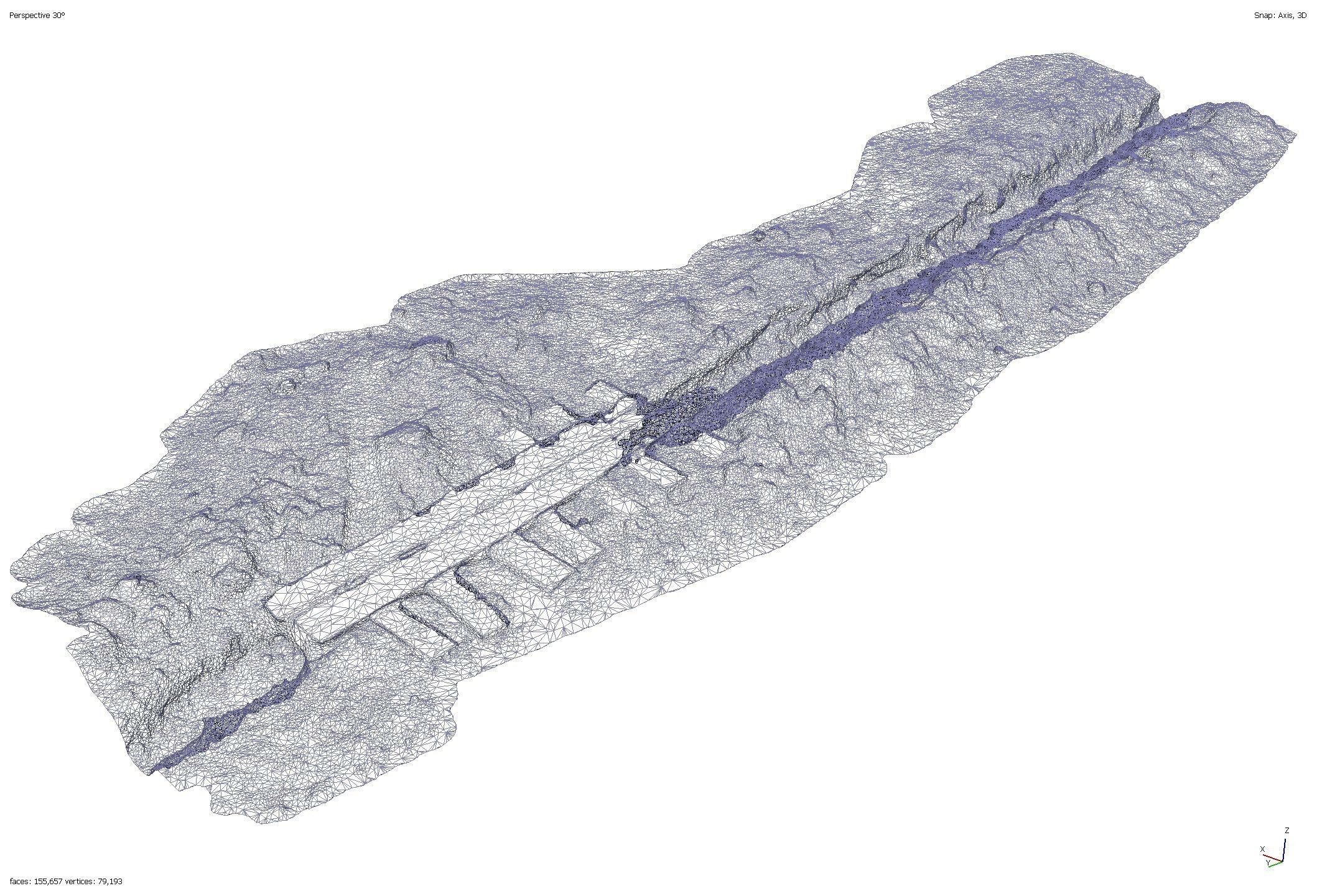 Photogrammetric model of the trench 3D model | CGTrader