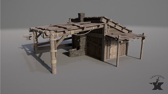 3D model Realistic Forge Building VR / AR / low-poly | CGTrader 3D model Realistic Forge Building VR / AR / low-poly | CGTrader