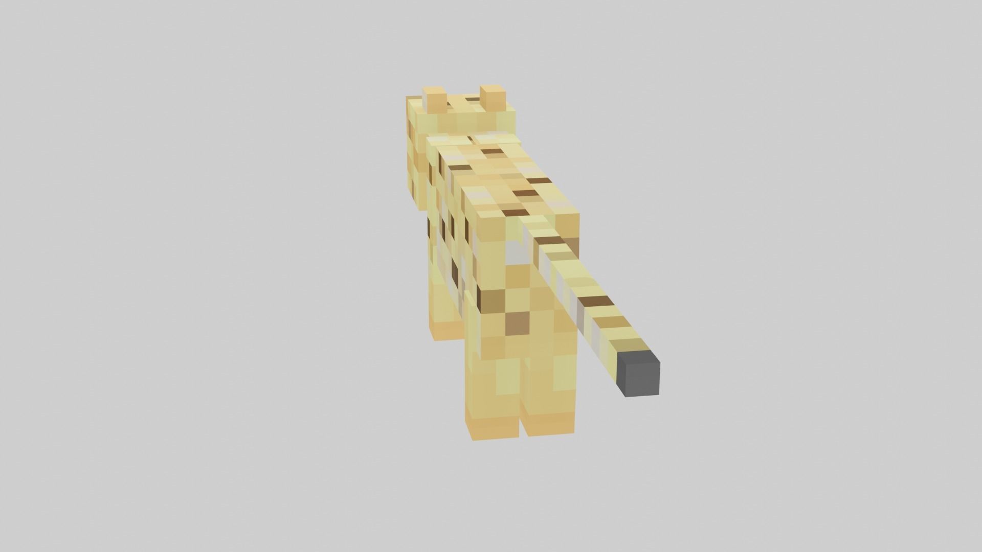 3D model Minecraft Ocelot VR / AR / low-poly | CGTrader