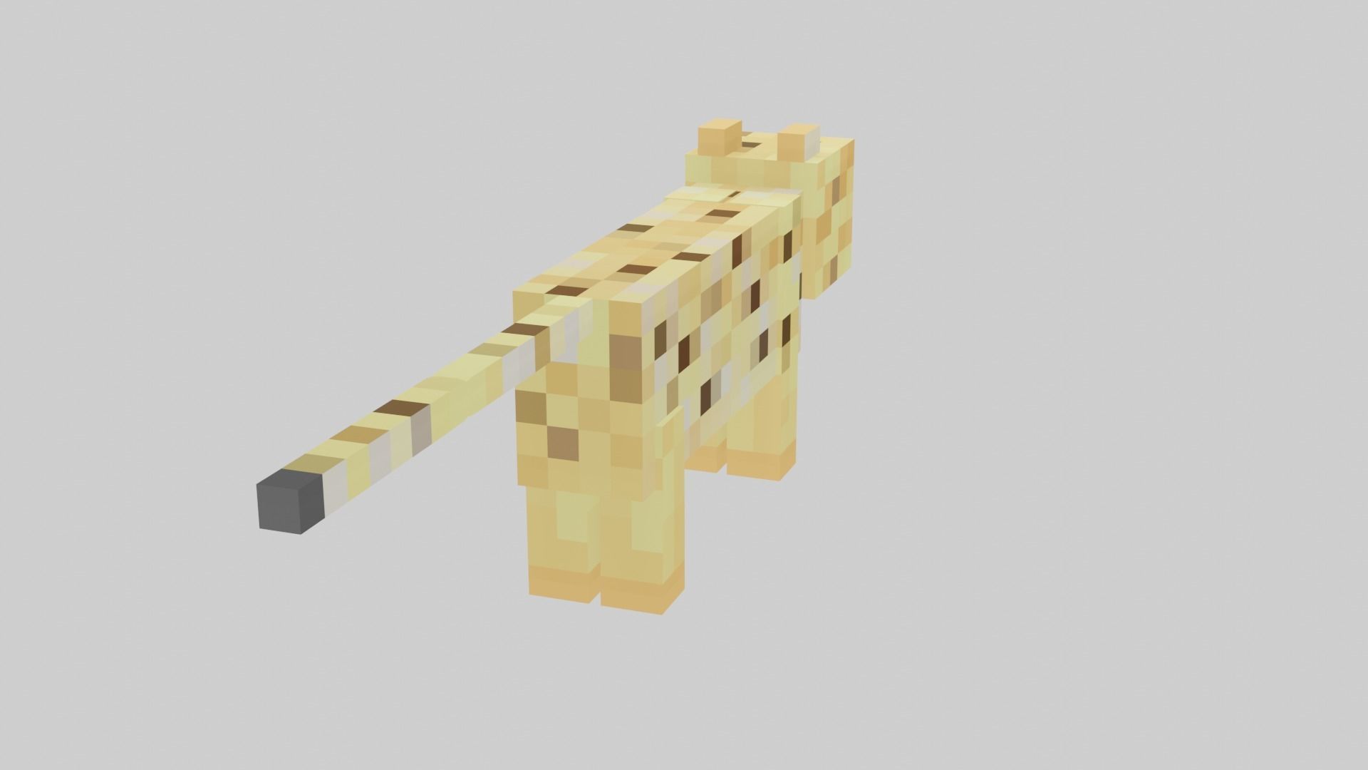 3D model Minecraft Ocelot VR / AR / low-poly | CGTrader
