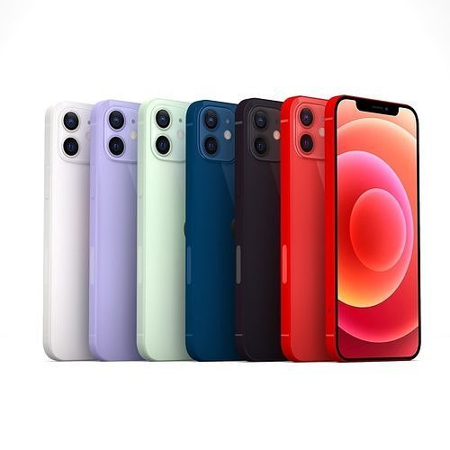 iPhone 12 All Colors 3D model | CGTrader