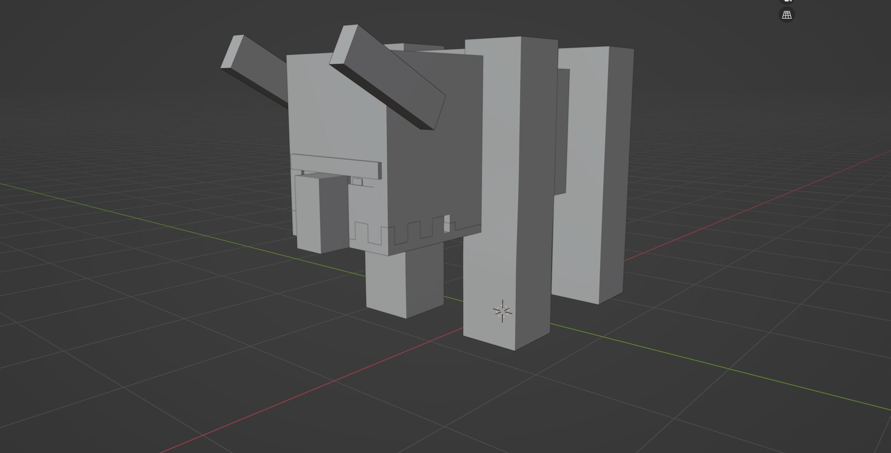 3D model Minecraft Ravager VR / AR / low-poly | CGTrader