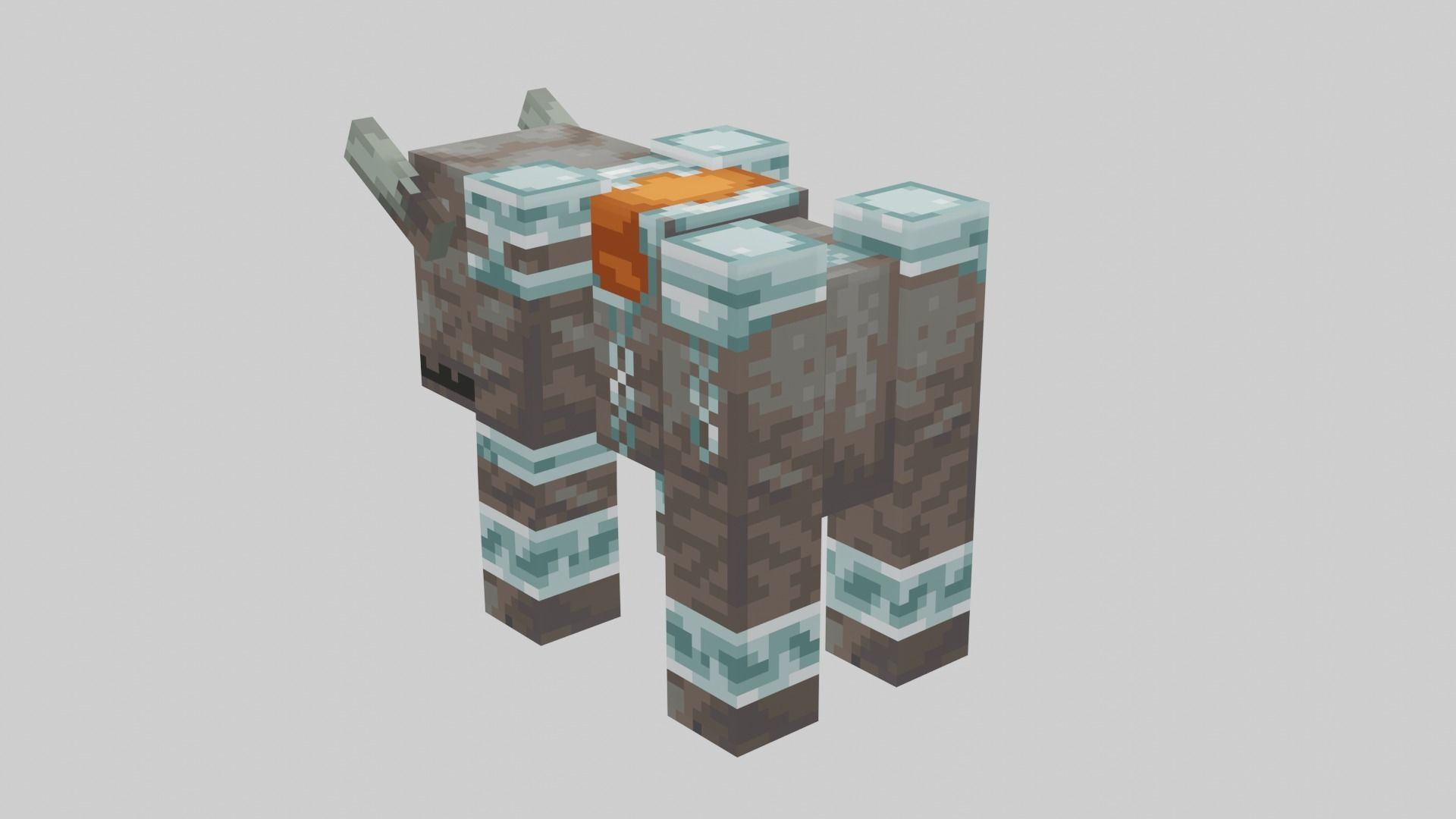 3D model Minecraft Ravager VR / AR / low-poly | CGTrader