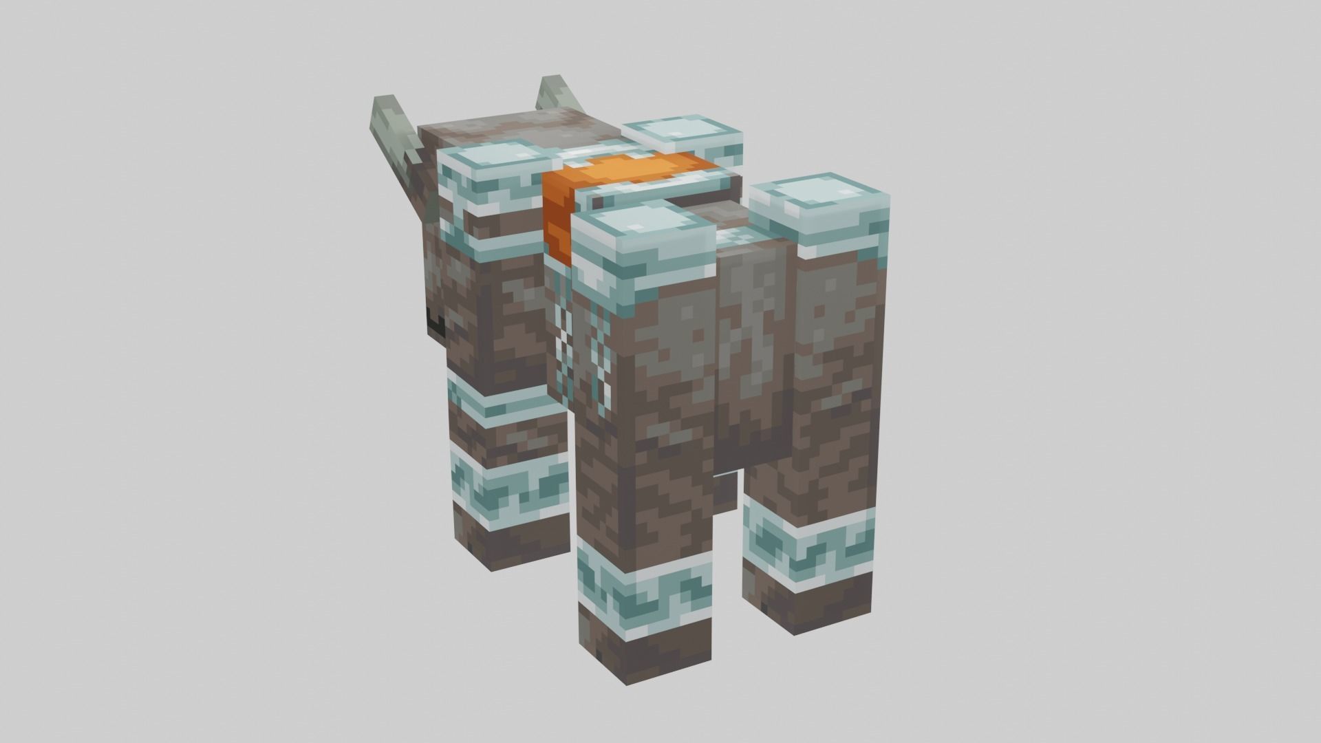 3D model Minecraft Ravager VR / AR / low-poly | CGTrader
