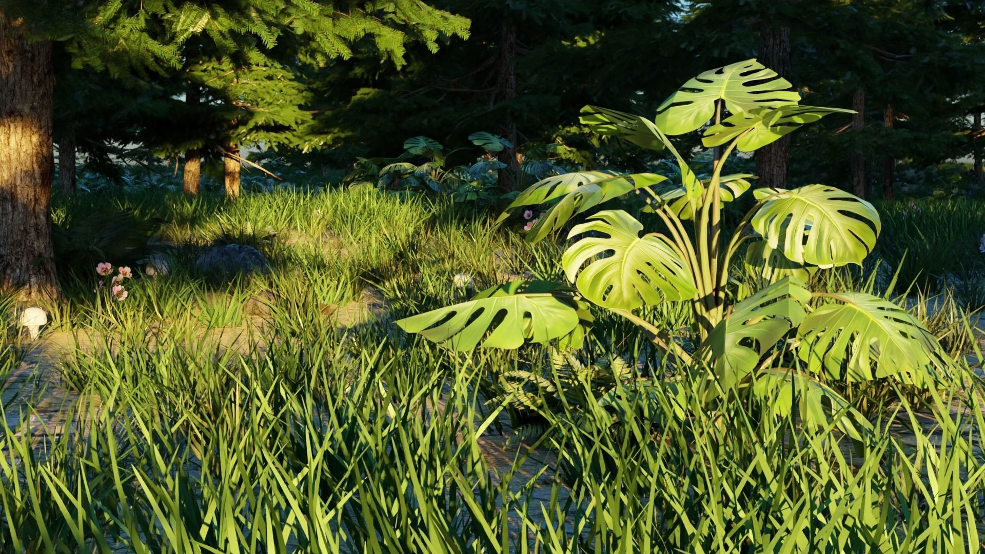 Spring Forest 3D model | CGTrader