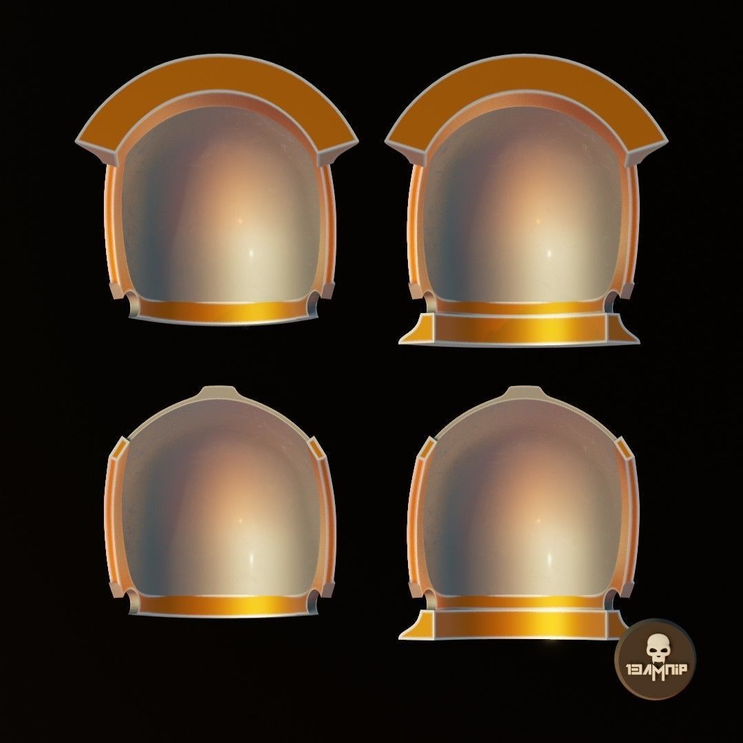 Custom Mandalorian Shoulder armor 3D model 3D printable | CGTrader