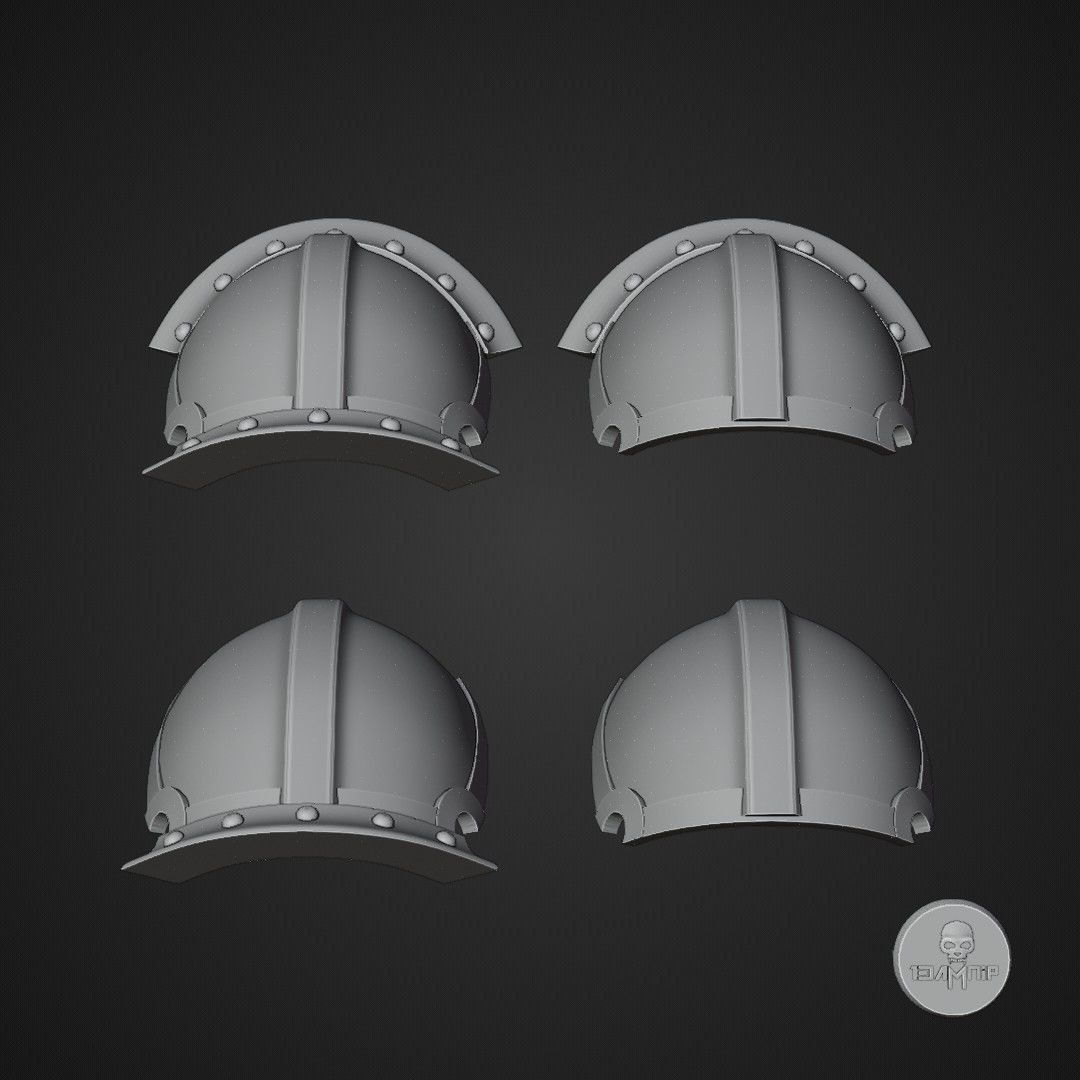 Custom Mandalorian Shoulder armor 3D model 3D printable | CGTrader