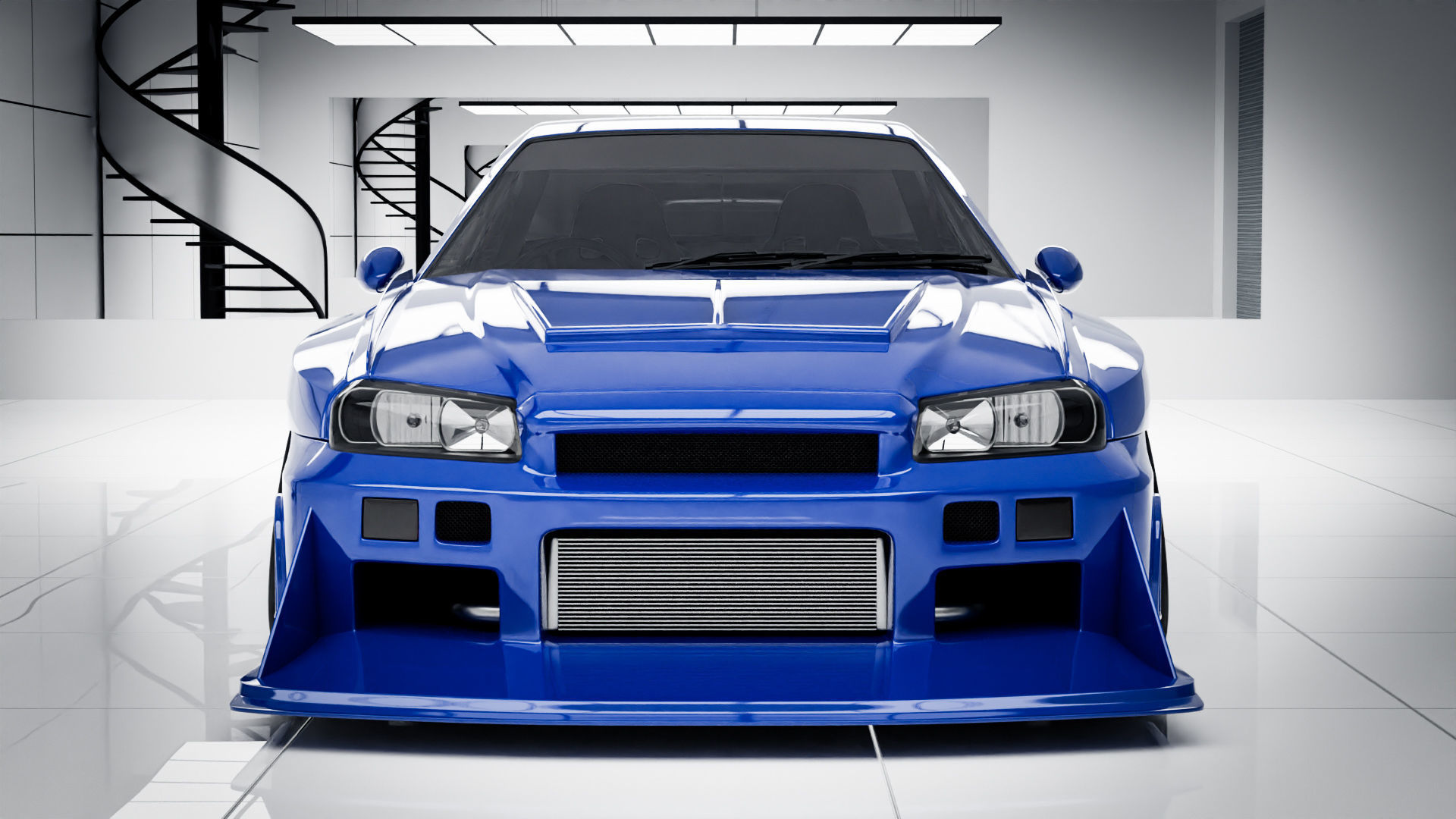 Nissan Skyline GT-R R34 LBWK 3D model | CGTrader