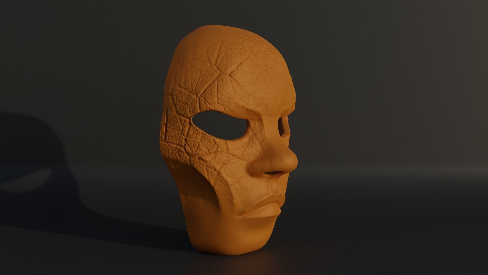 Masquerade Party Face Mask - Human Face Mask 3D model 3D printable ...
