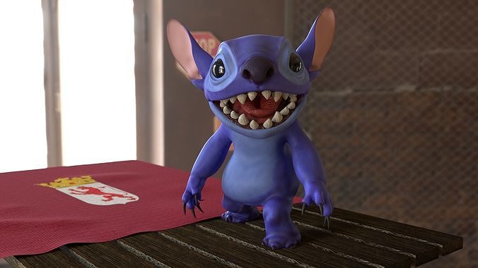 STICH 3D MODEL 3D model animated rigged | CGTrader