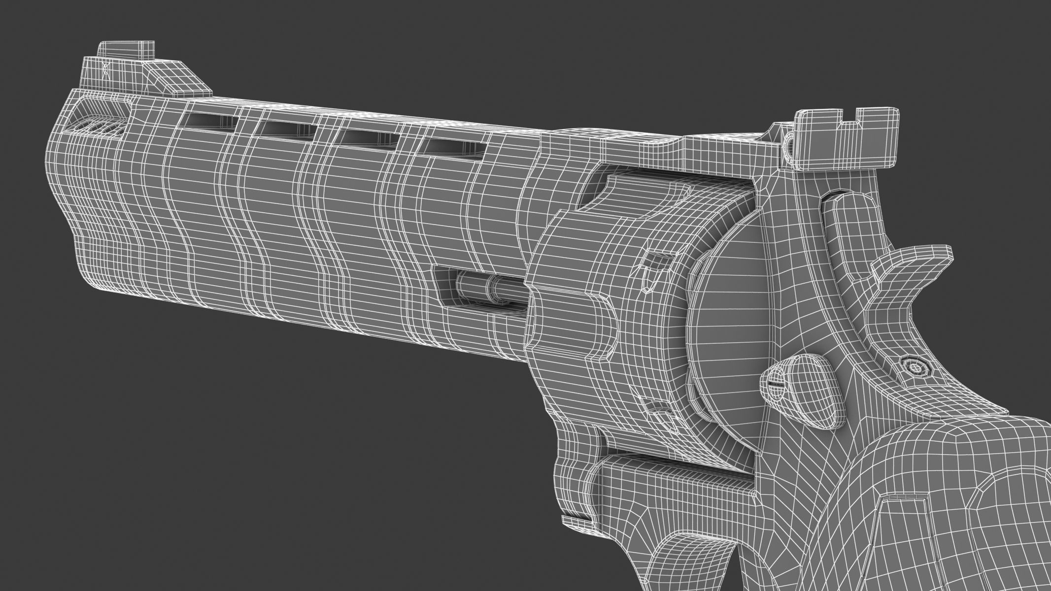 Taurus Raging Bull Revolver 3D model | CGTrader