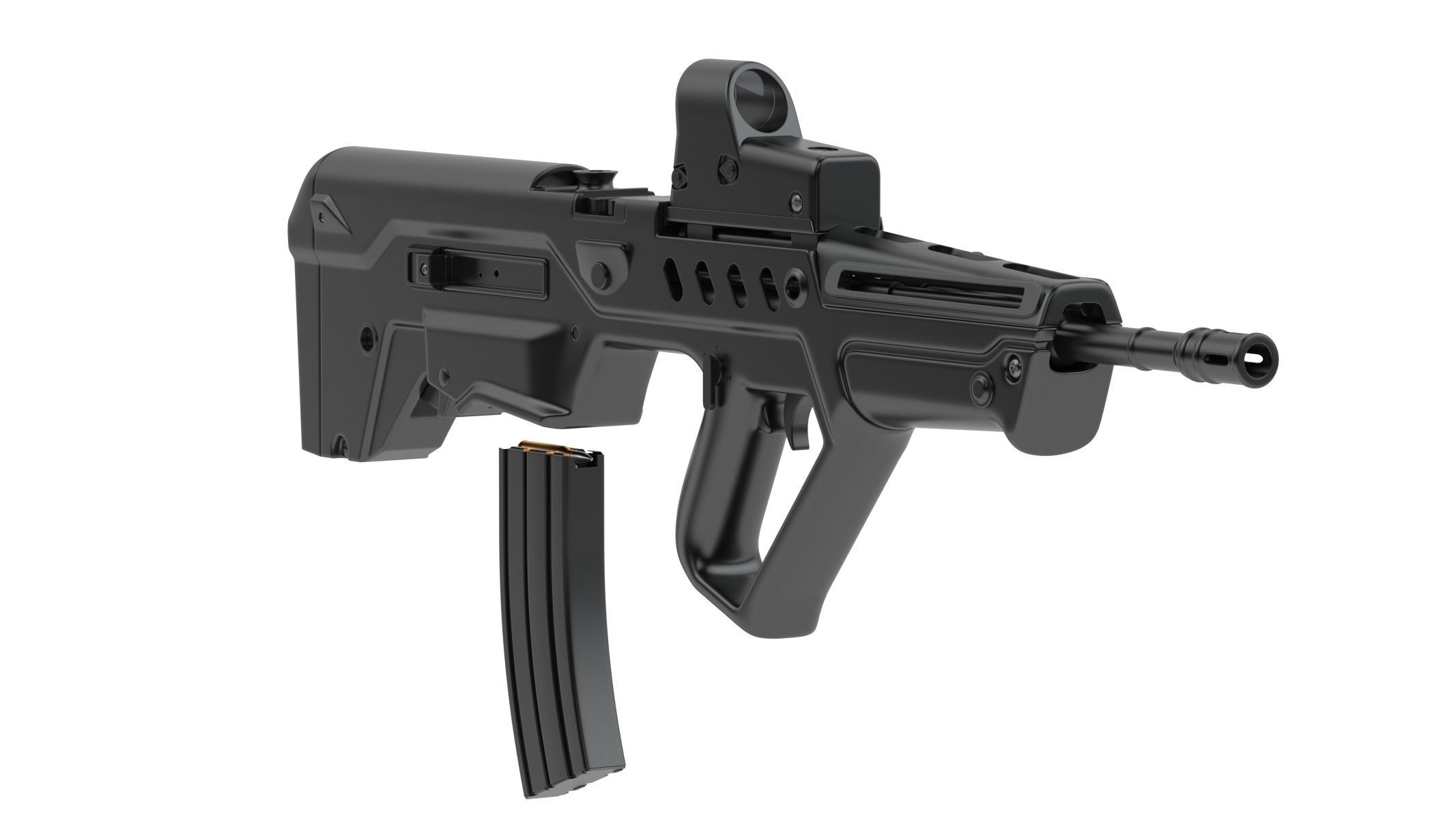 IWI Tavor Bullpup Assault Rifle 3D model | CGTrader