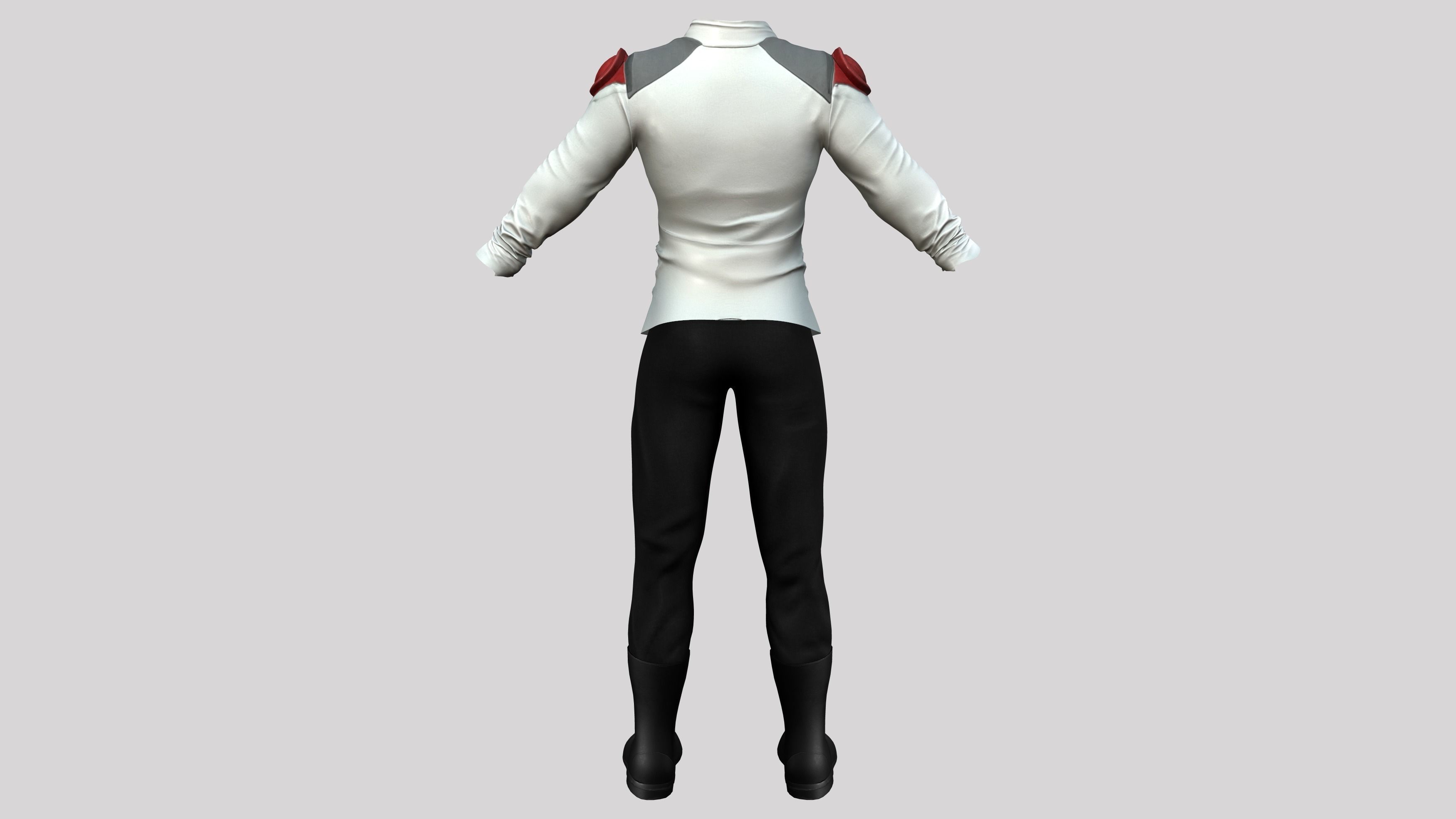 3D model Mens Space Agent Outfit VR / AR / low-poly | CGTrader