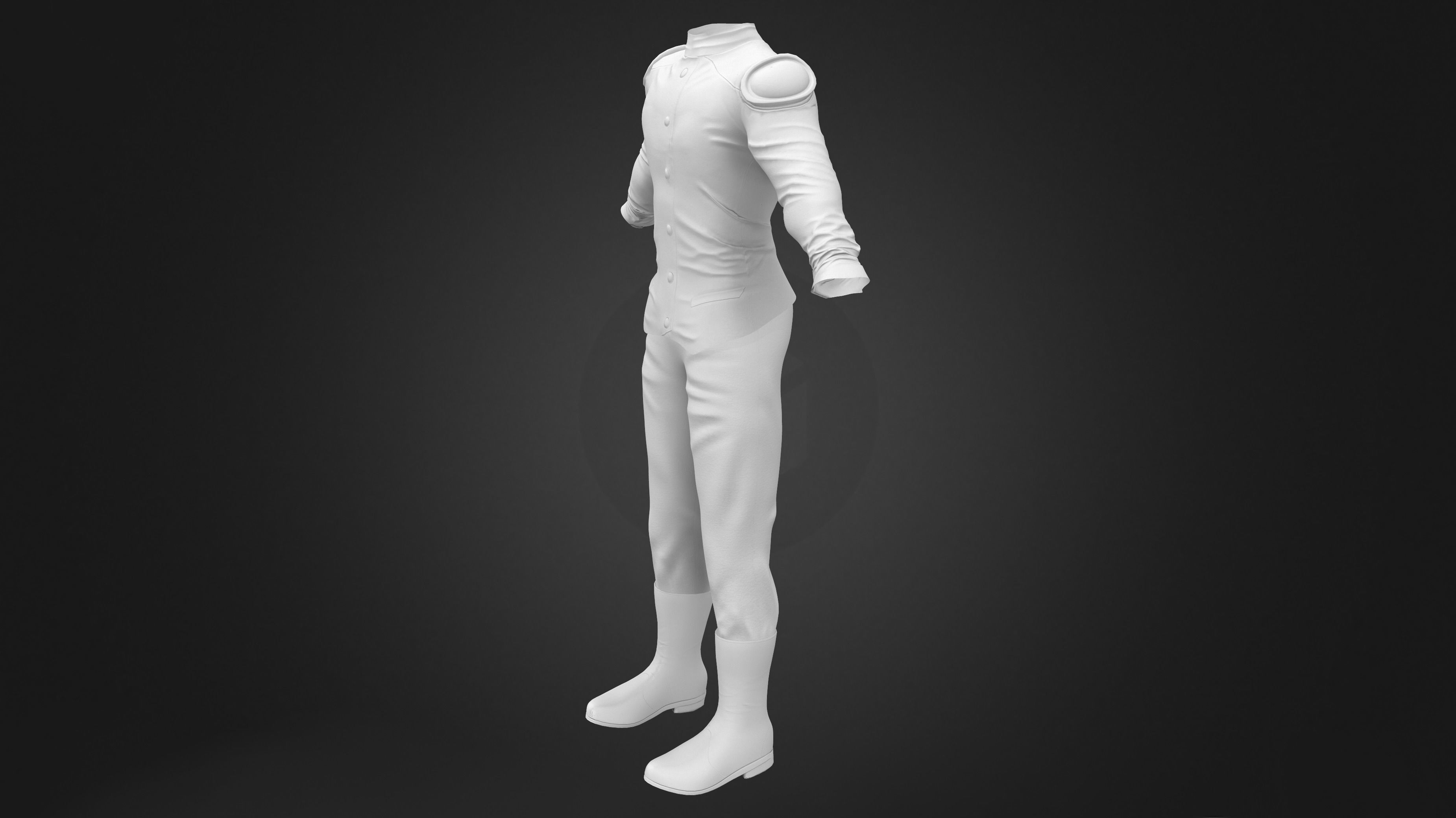 3D model Mens Space Agent Outfit VR / AR / low-poly | CGTrader