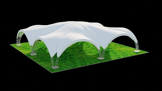 arch ten 20x20 3D model | CGTrader
