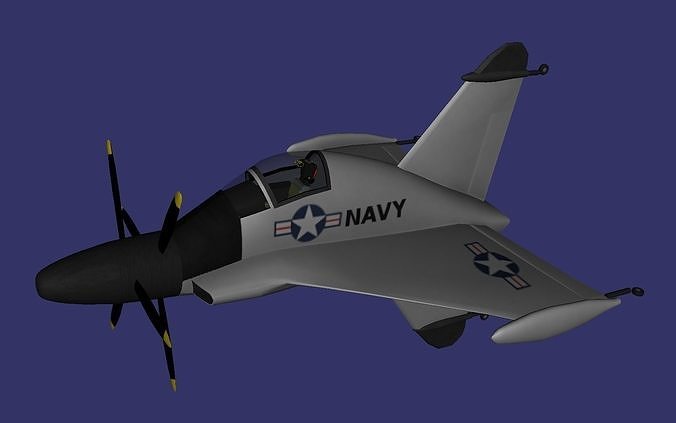 Convair XFY-1 Pogo free VR / AR / low-poly 3D model | CGTrader
