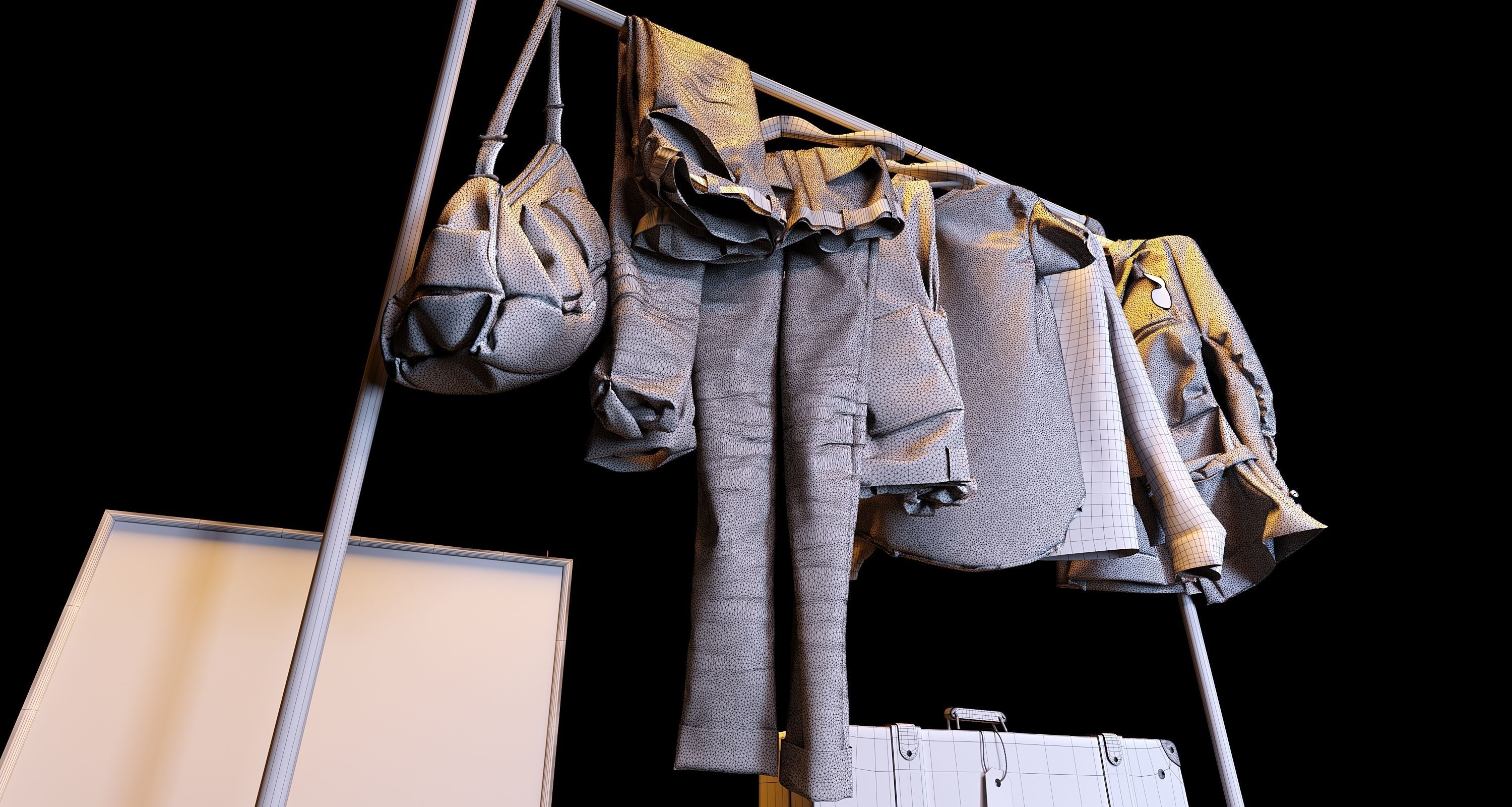 Clothing set for men 3D model | CGTrader