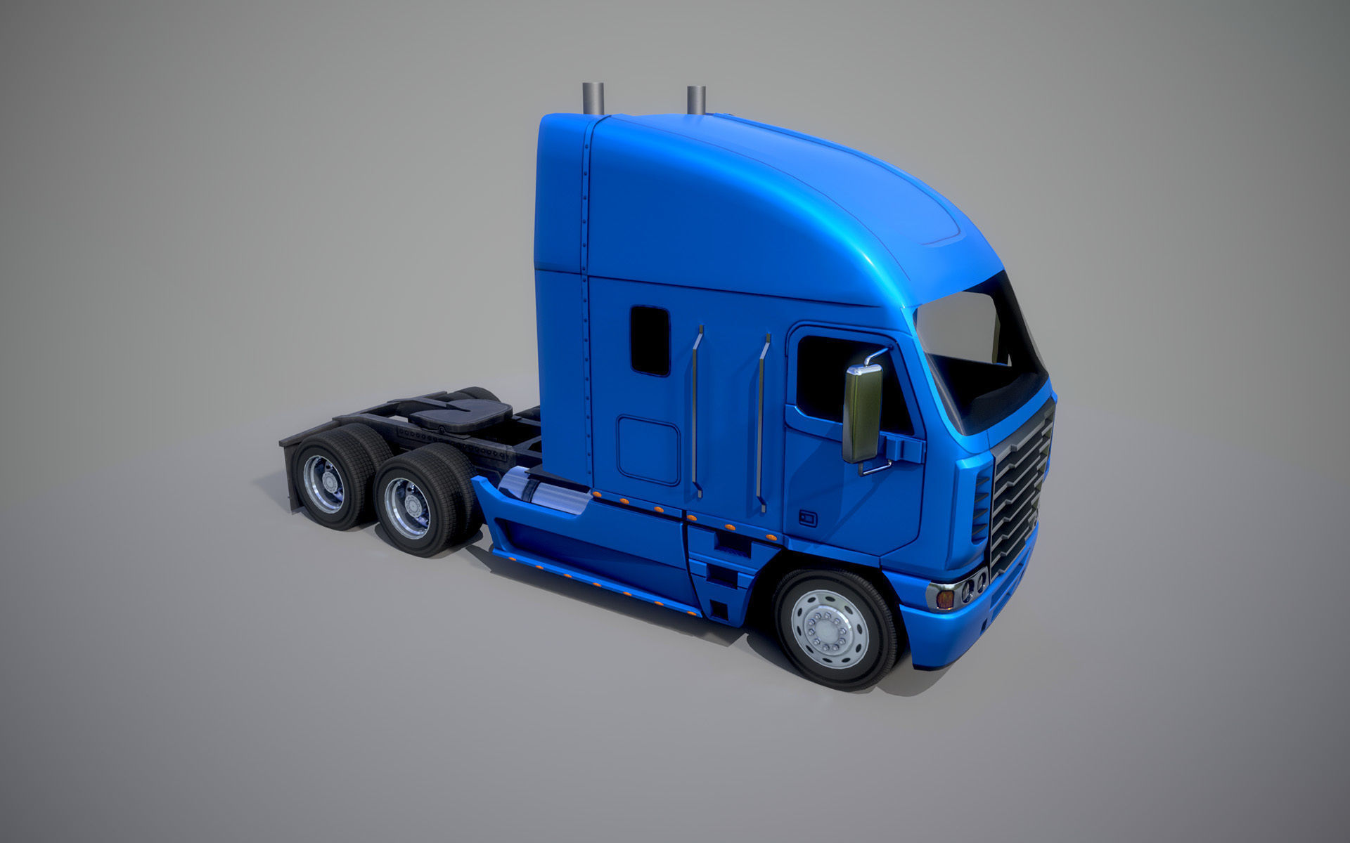 3D model American Truck 10 and upgrades - Mobile Asset Low-poly 3D ...