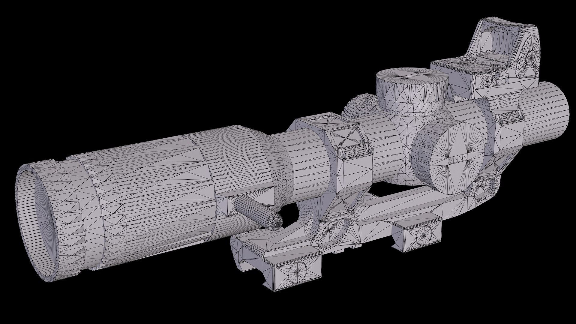 3D Model Collection EOTech Variable Optic with TRIJICON RMR red dot ...