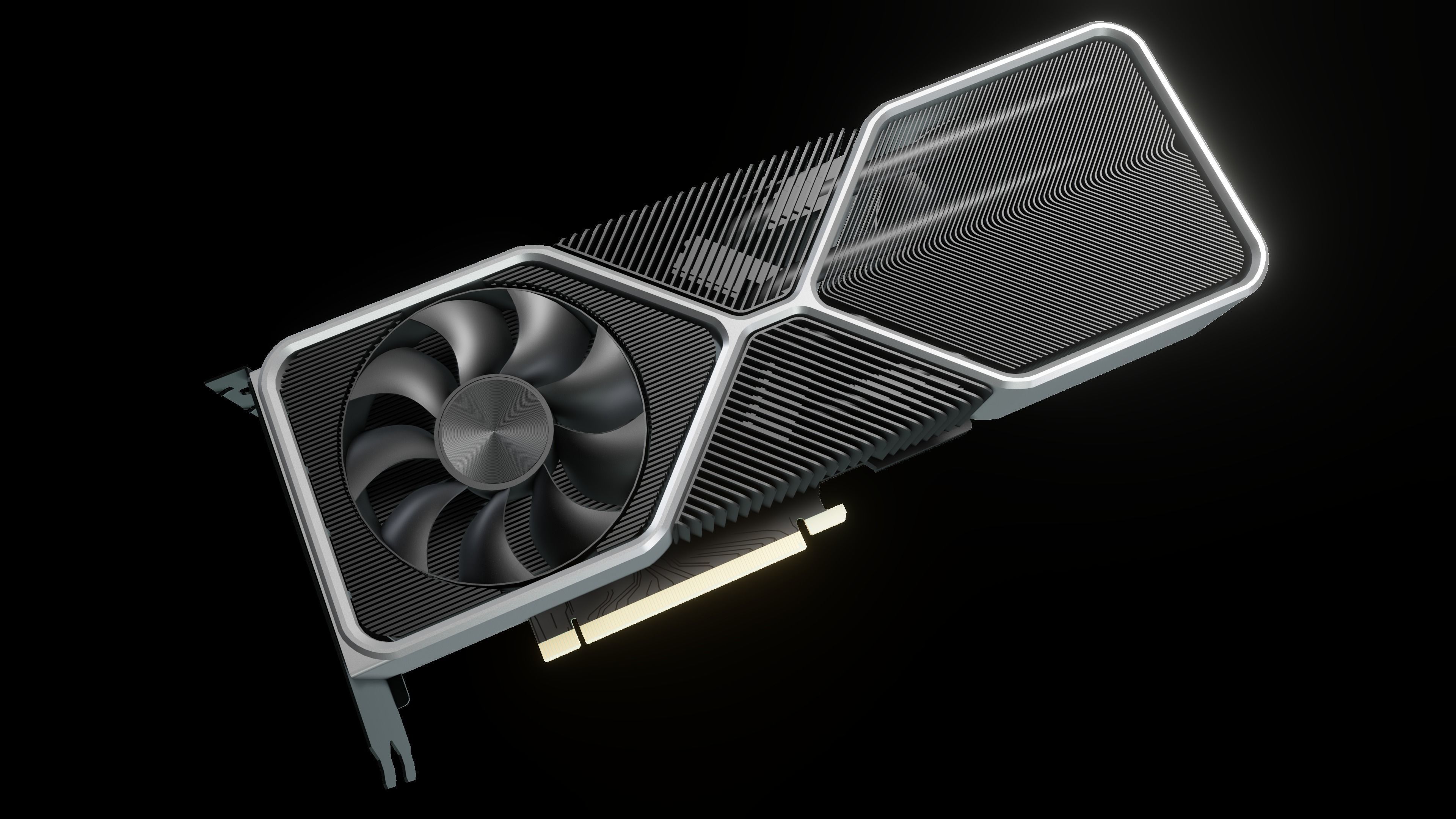 Nvidia Geforce RTX 3080 FE Founders Edition Graphic Card 3D model ...