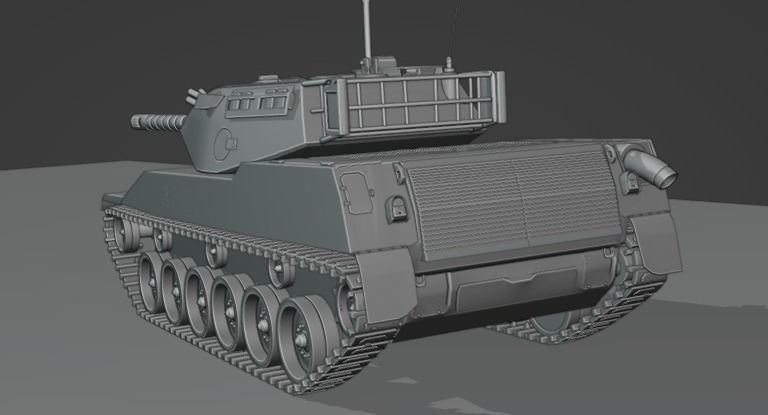 stingray tank 3D model | CGTrader