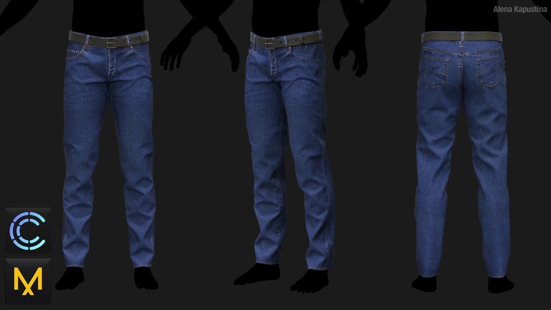 Male pants pack Marvelous Designer Clo 3D project 3D model | CGTrader
