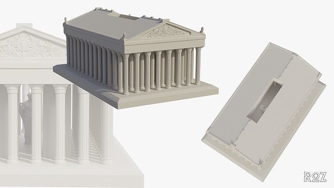 Temple of Artemis 3D model 3D printable | CGTrader