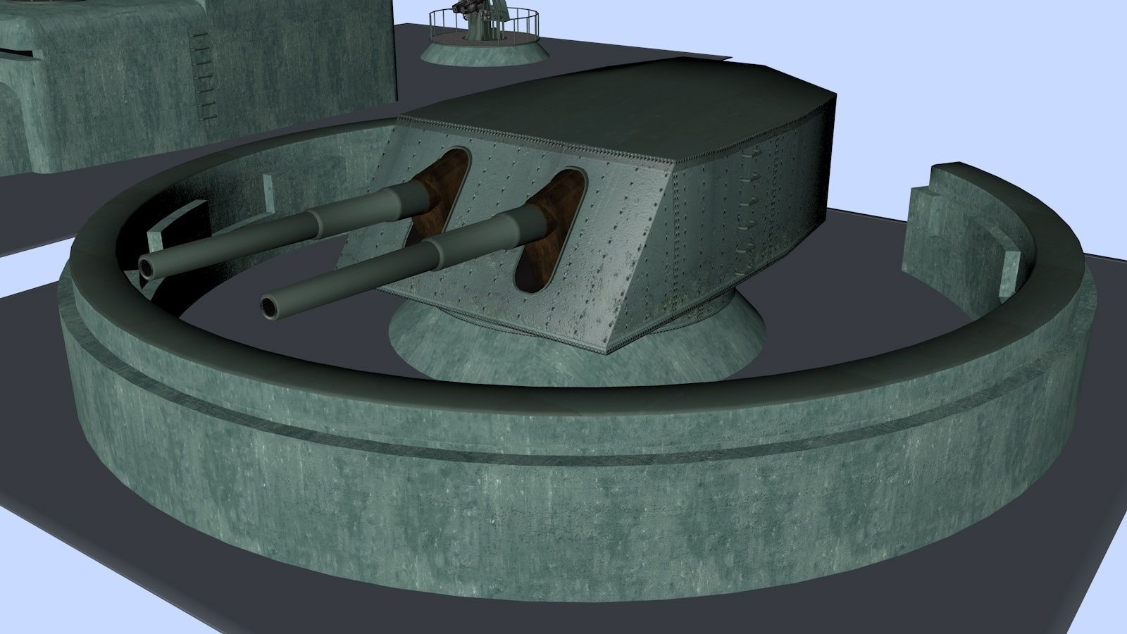 Gun emplacement 3D model | CGTrader