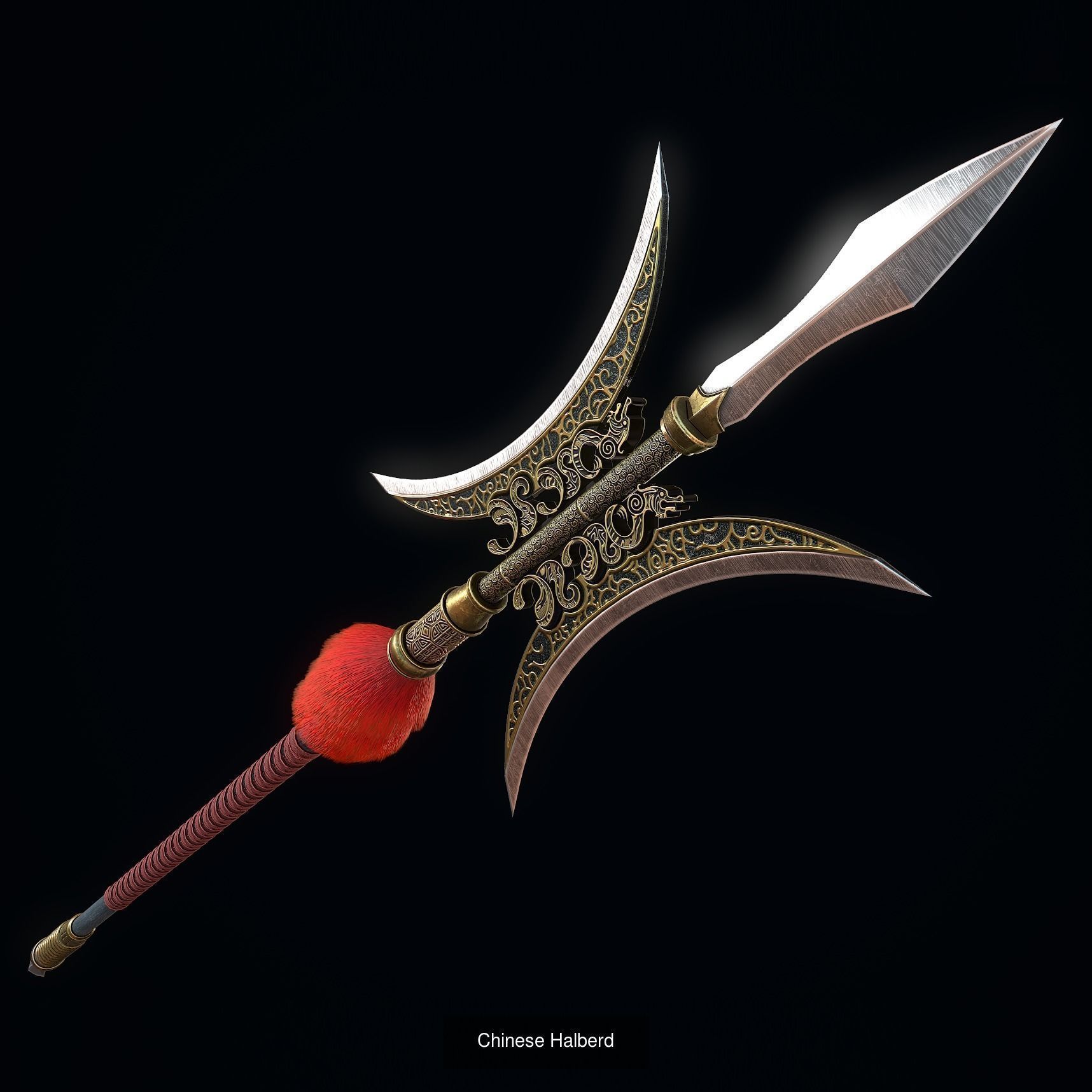 Third Collection of Ancient Chinese melee weapons | CGTrader