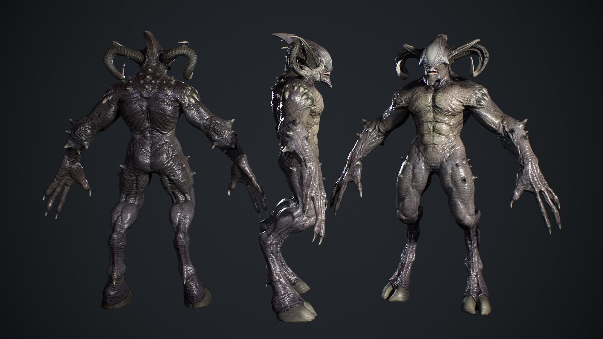 3D model Faceless Demon VR / AR / low-poly | CGTrader