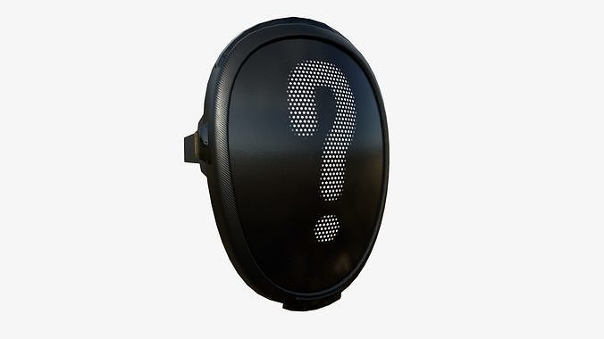 3D model LED Screen Mask - A10 Question - Character Design VR / AR ...