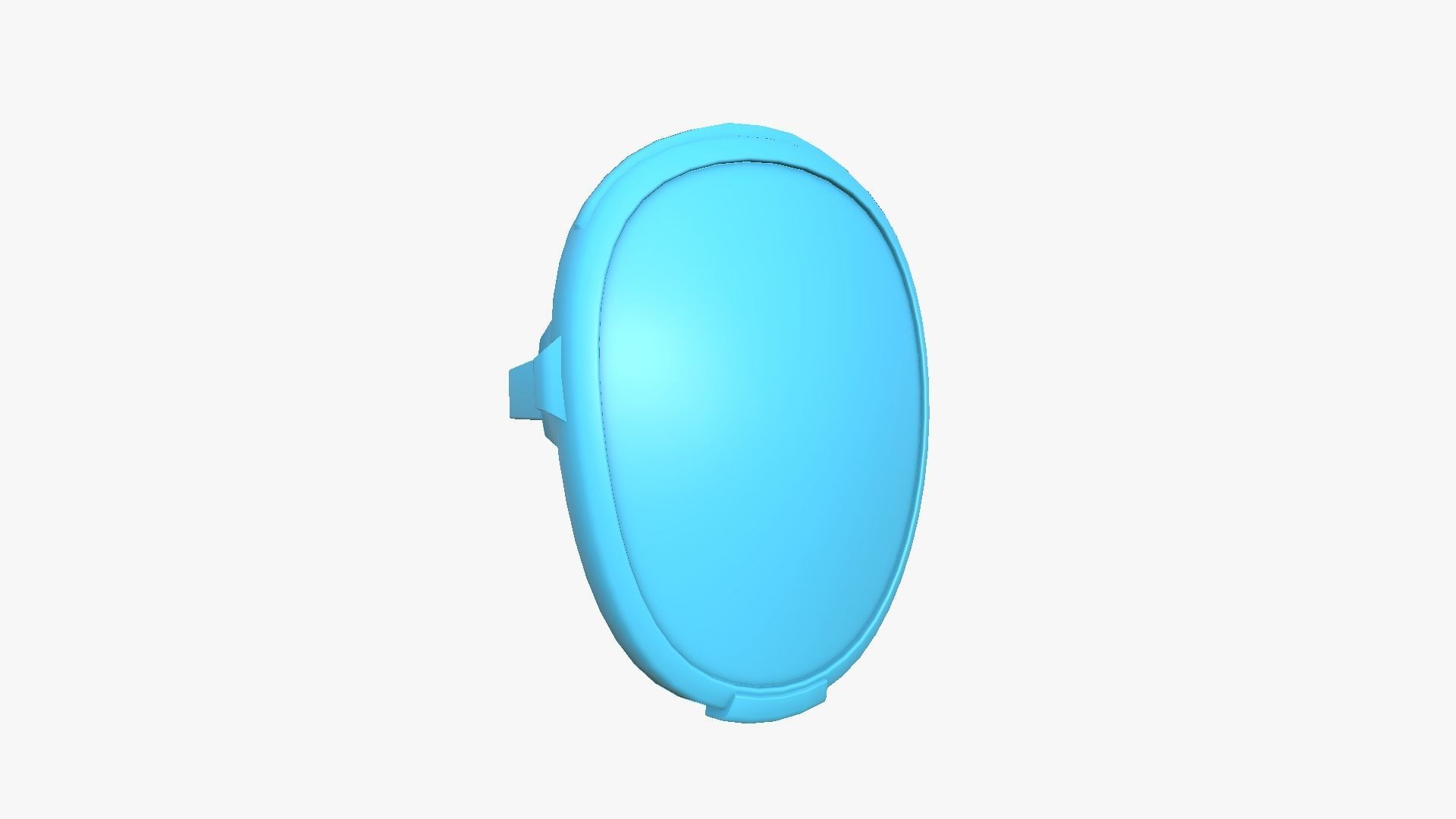 3D model LED Screen Mask - A11 Robot Face - Character Design VR / AR ...