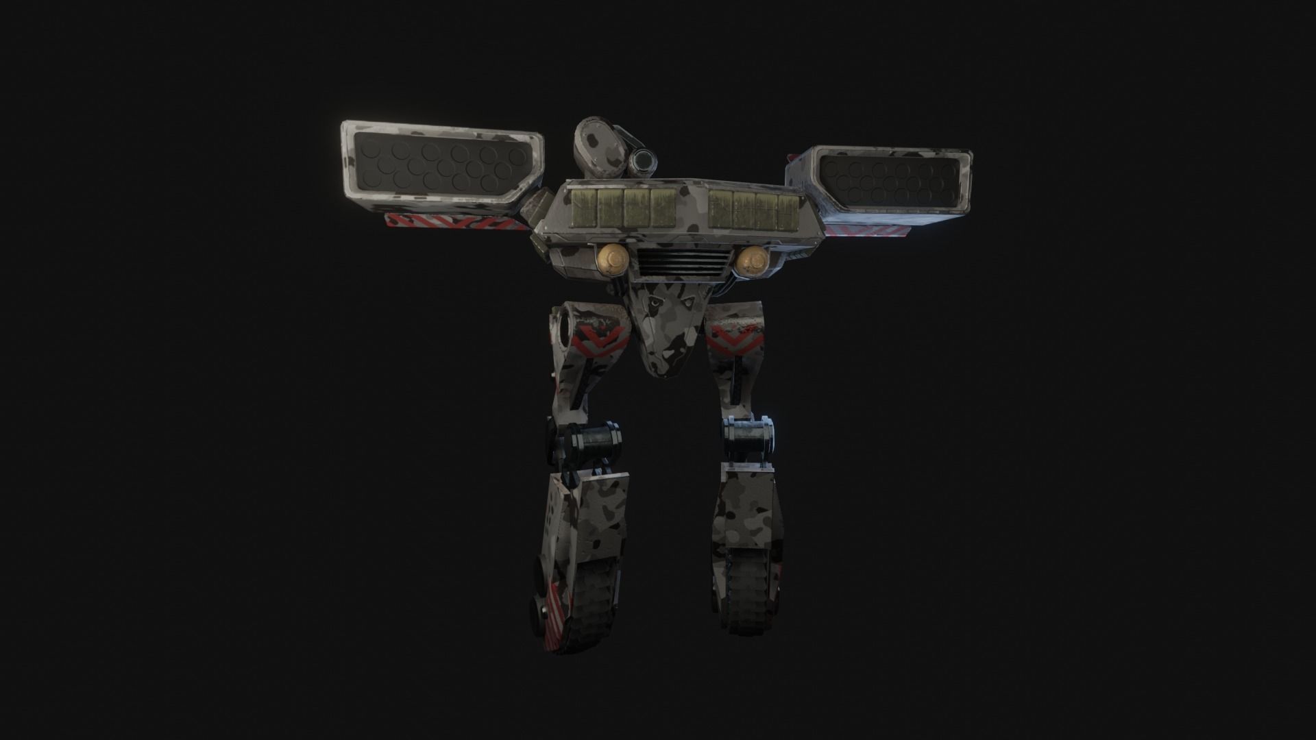 3D model Tank Mecha VR / AR / low-poly | CGTrader