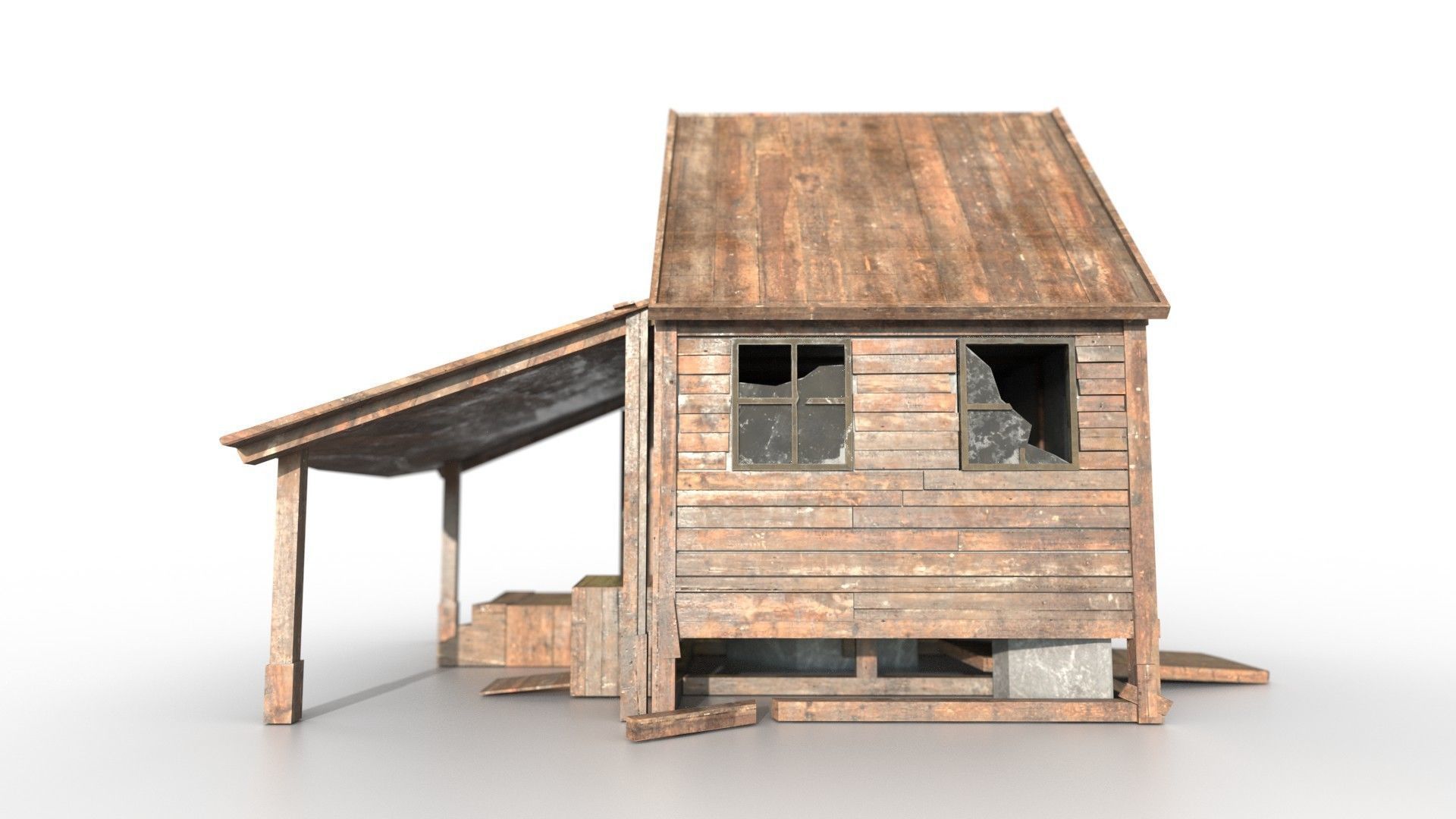 3D model Olden House VR / AR / low-poly | CGTrader