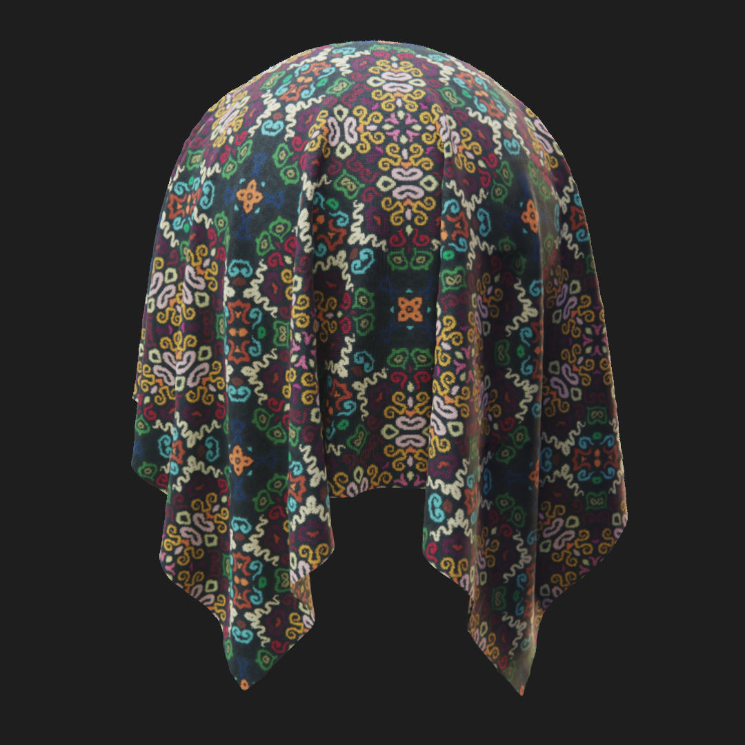 Traditional Fabric Texture Maps Texture | CGTrader