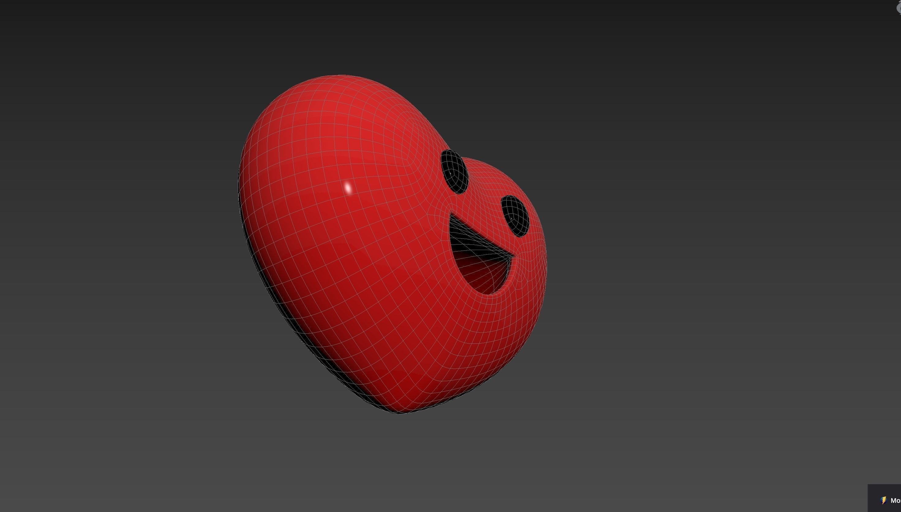 Symbol019 Smile Face Heart 3D model | CGTrader