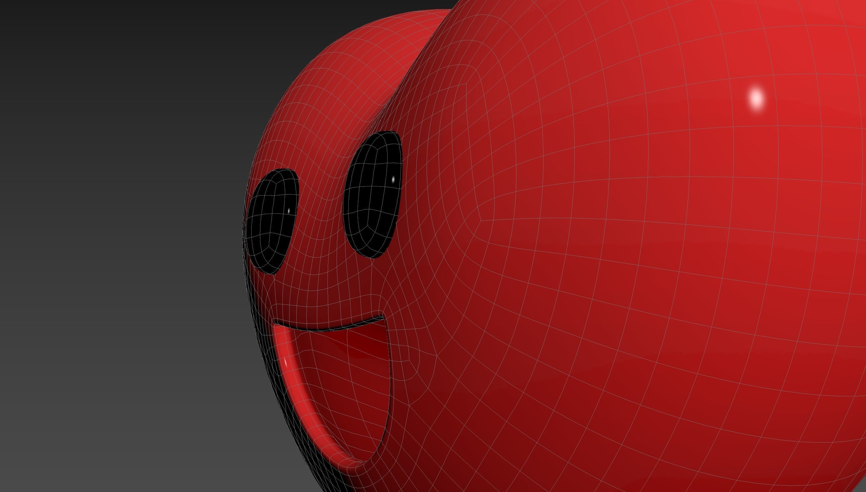 Symbol019 Smile Face Heart 3D model | CGTrader