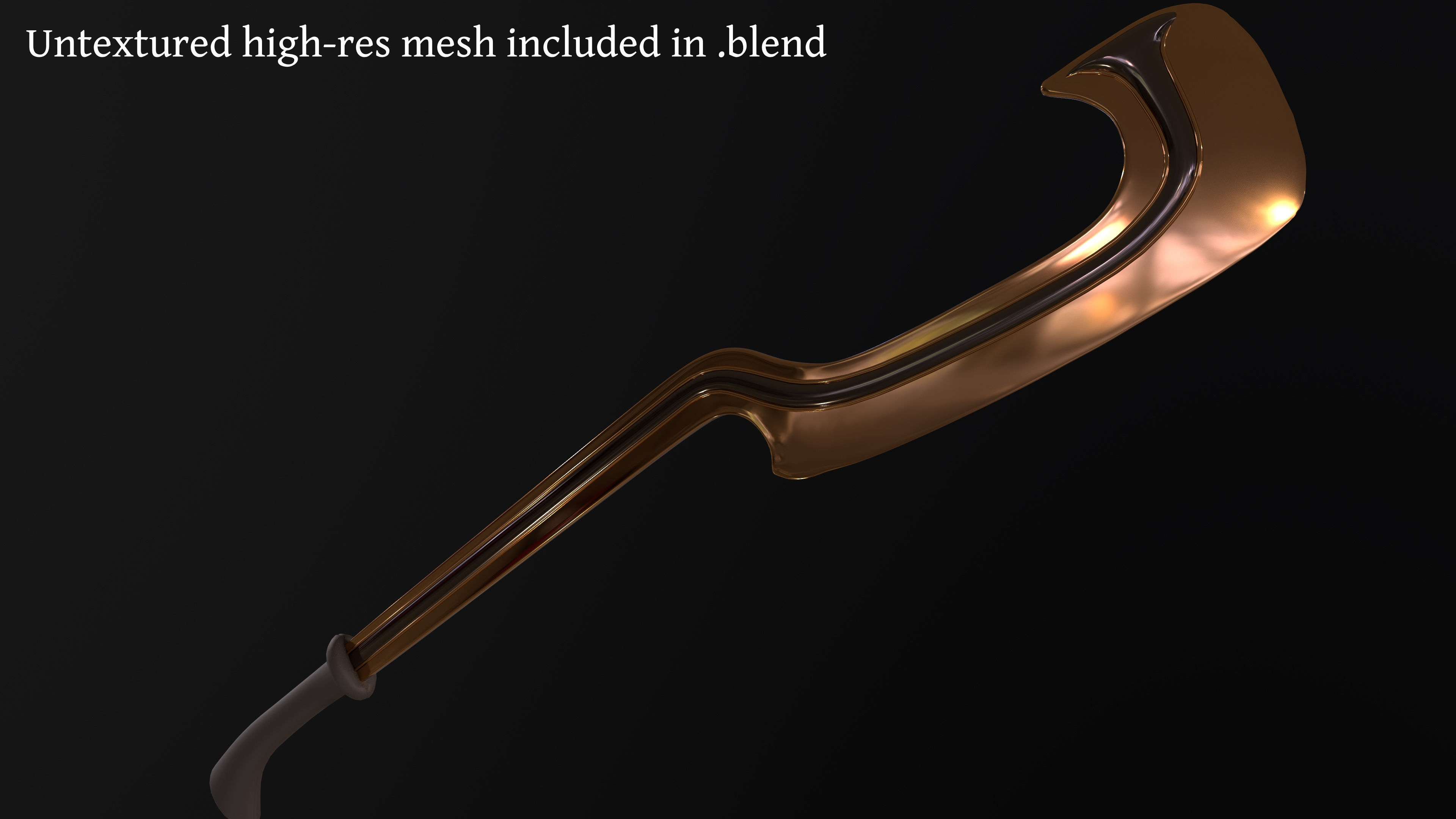 Nablus Khopesh - A Canaanite Bronze Sword free VR / AR / low-poly 3D model | CGTrader