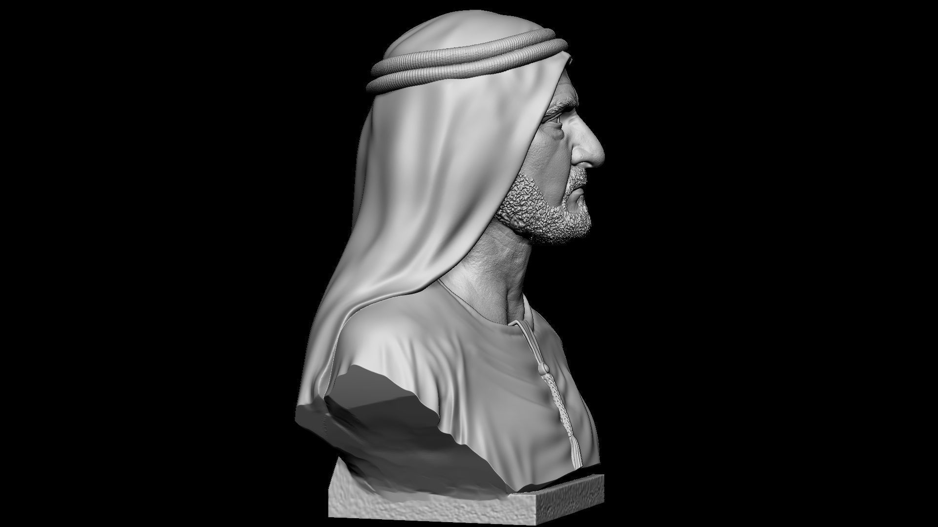 Mohammed bin Rashid Al Maktoum 3D model 3D printable | CGTrader