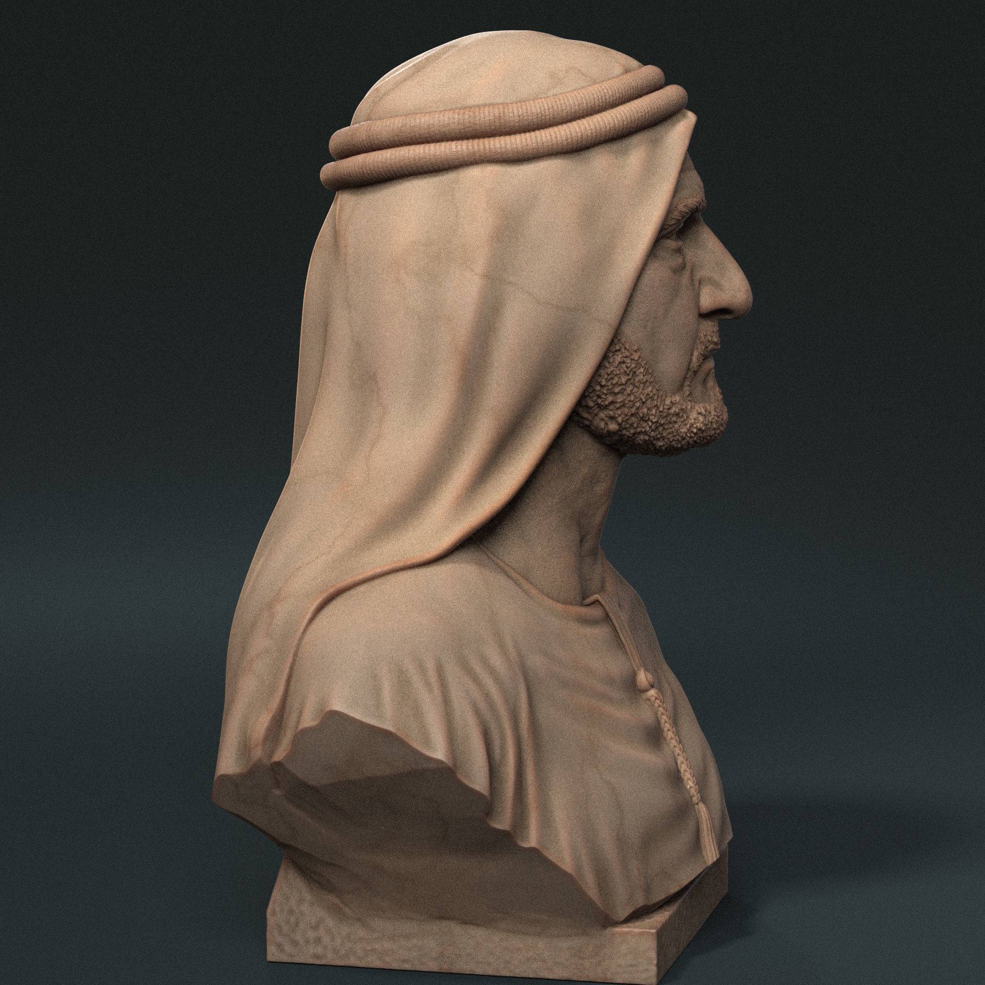 Mohammed bin Rashid Al Maktoum 3D model 3D printable | CGTrader