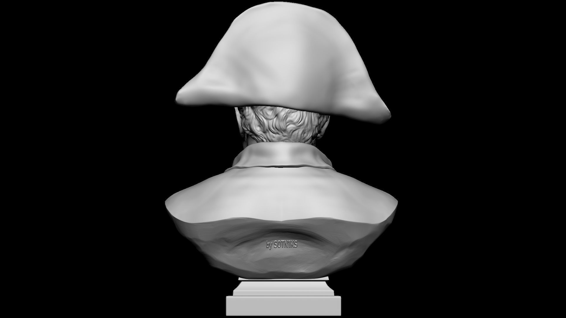 Napoleon Buonaparte v2 With hat 3D model 3D printable | CGTrader