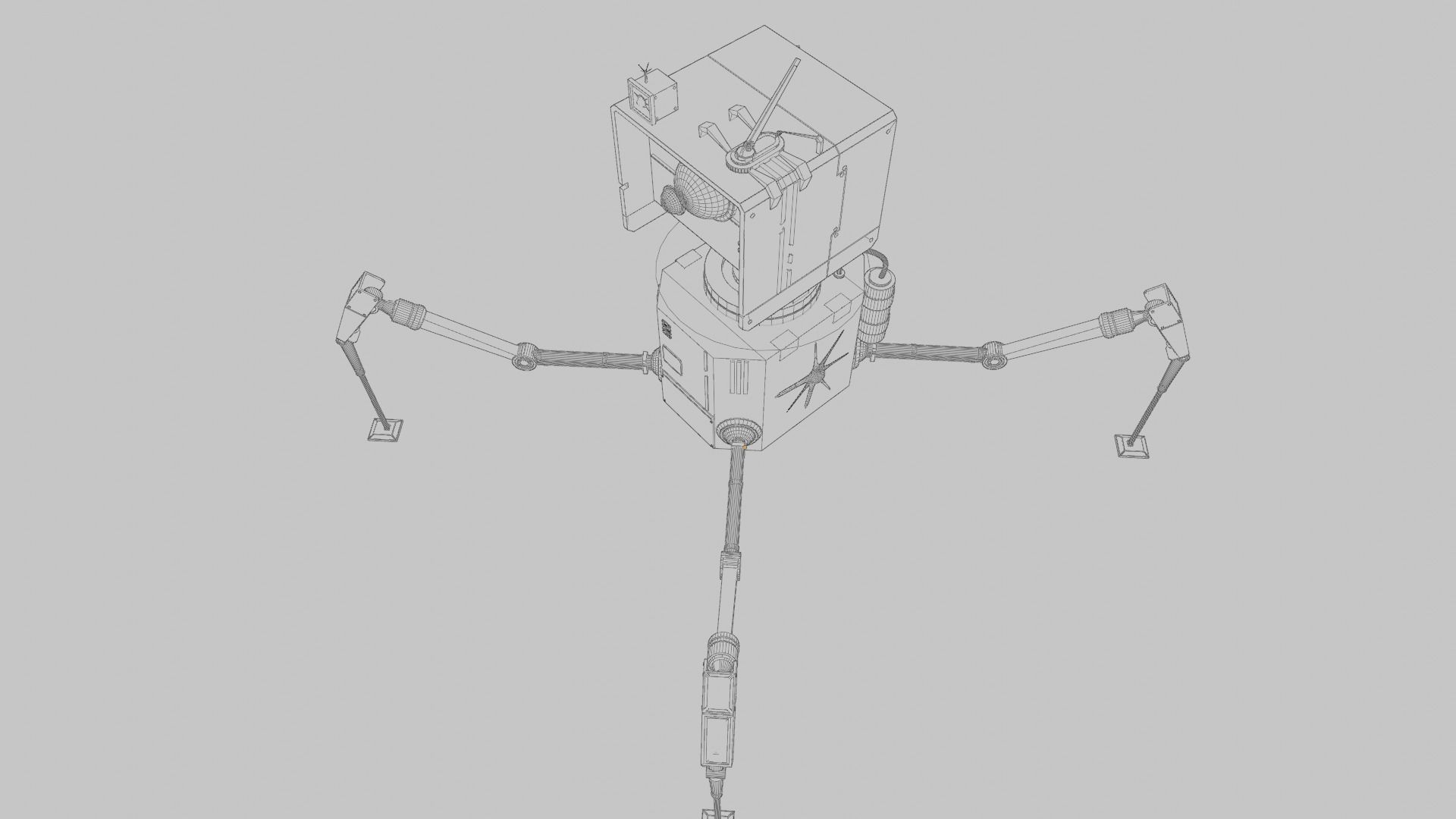 Sci fi Mech Companion Robot 3D model animated rigged | CGTrader