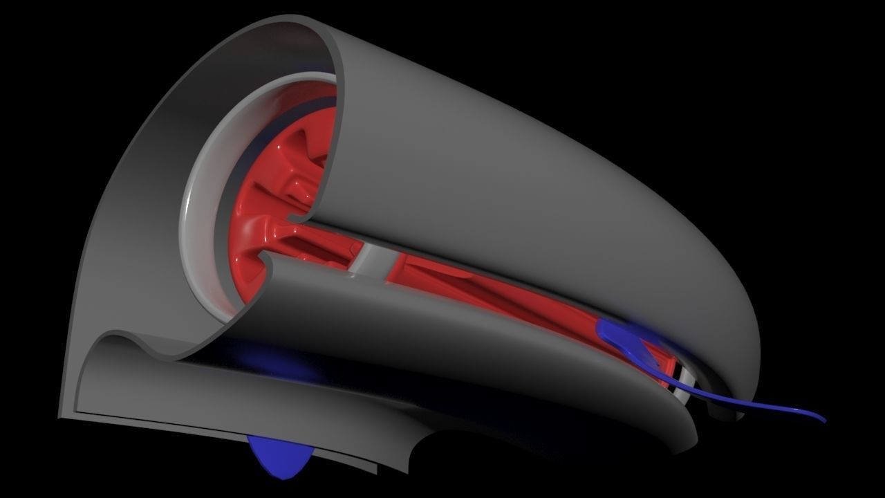 Modular Bladeless Thrust Chamber 02 - Concept 3D model | CGTrader