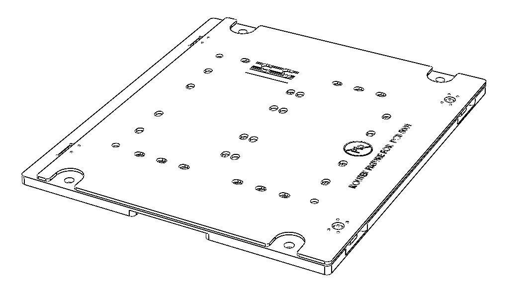 Standard Aluminium PCB Router Fixture 3D model rigged | CGTrader