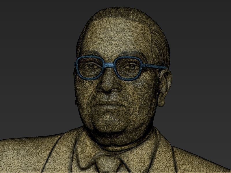 Dr Bhimrao Ambedkar pose 3D model 3D printable | CGTrader