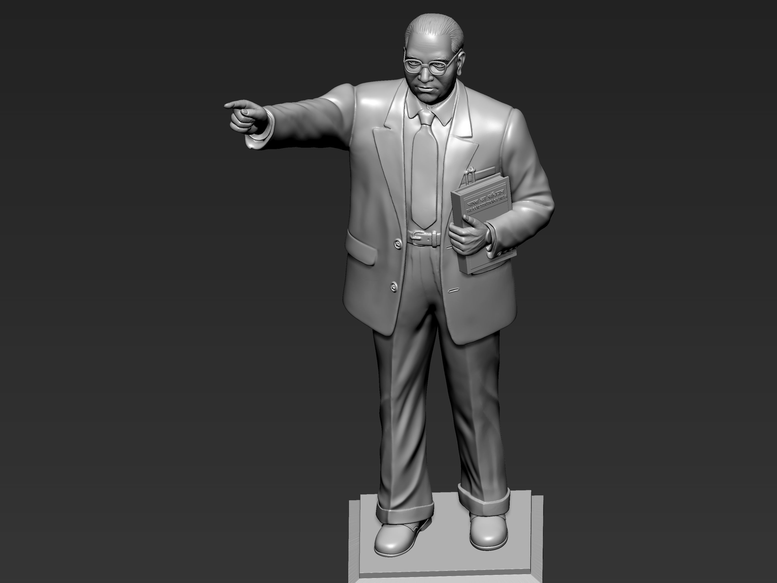 Dr Bhimrao Ambedkar pose 3D model 3D printable | CGTrader