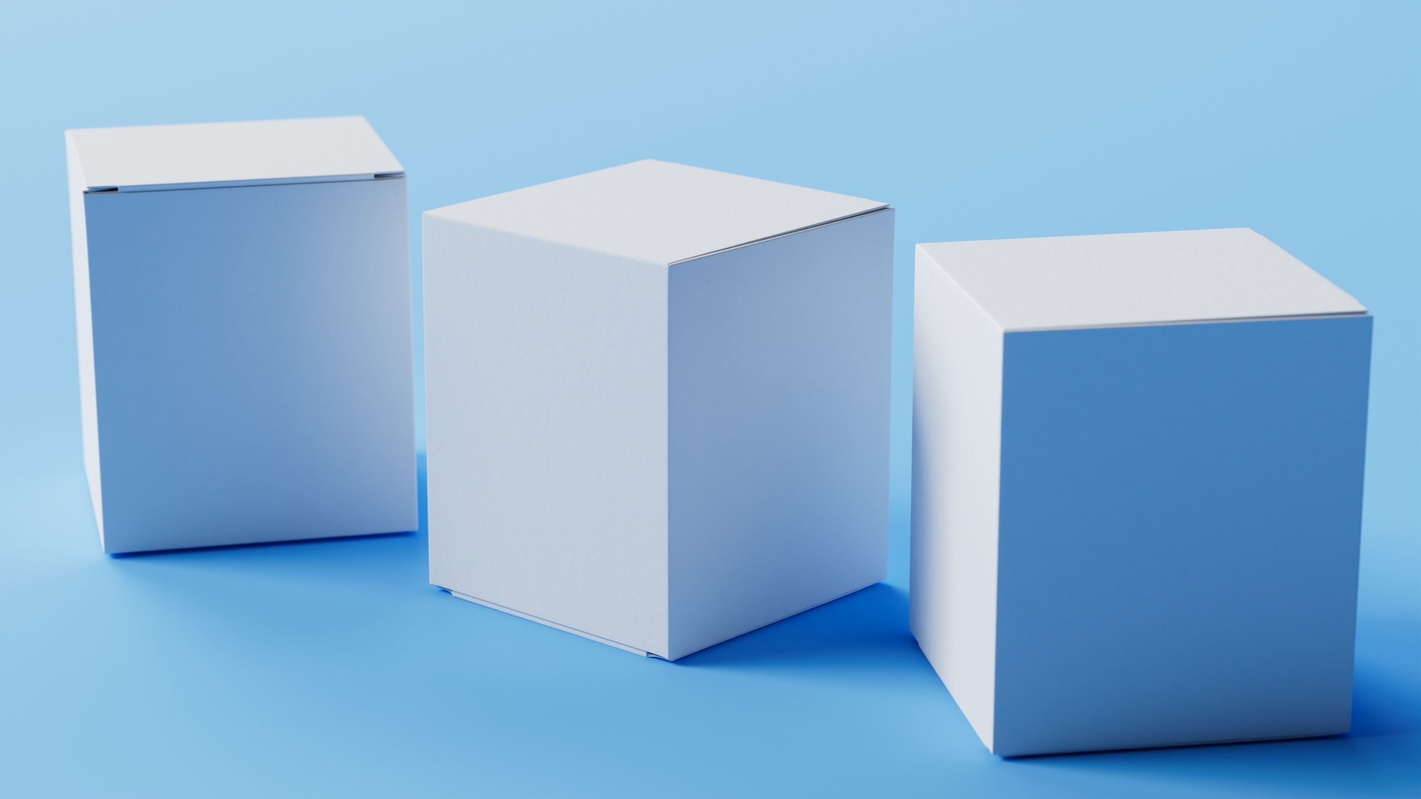 Square Packaging Box 3D Model 3D model | CGTrader