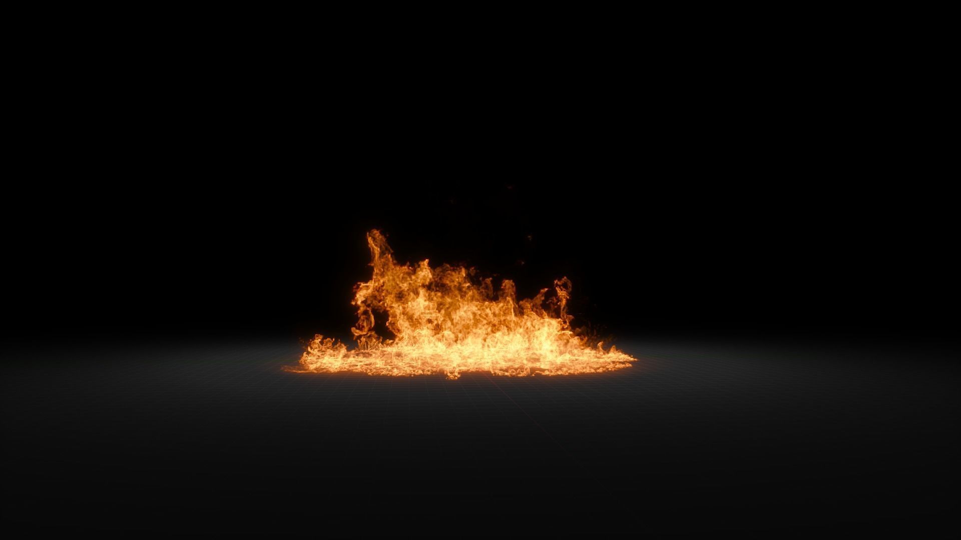 Big 3D Ground Fire Animation 3D model animated | CGTrader